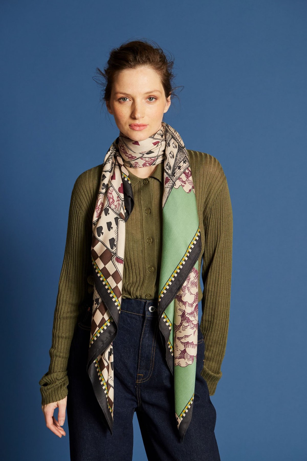 Inoui Editions Citadelle Scarf - Green | Garmentory