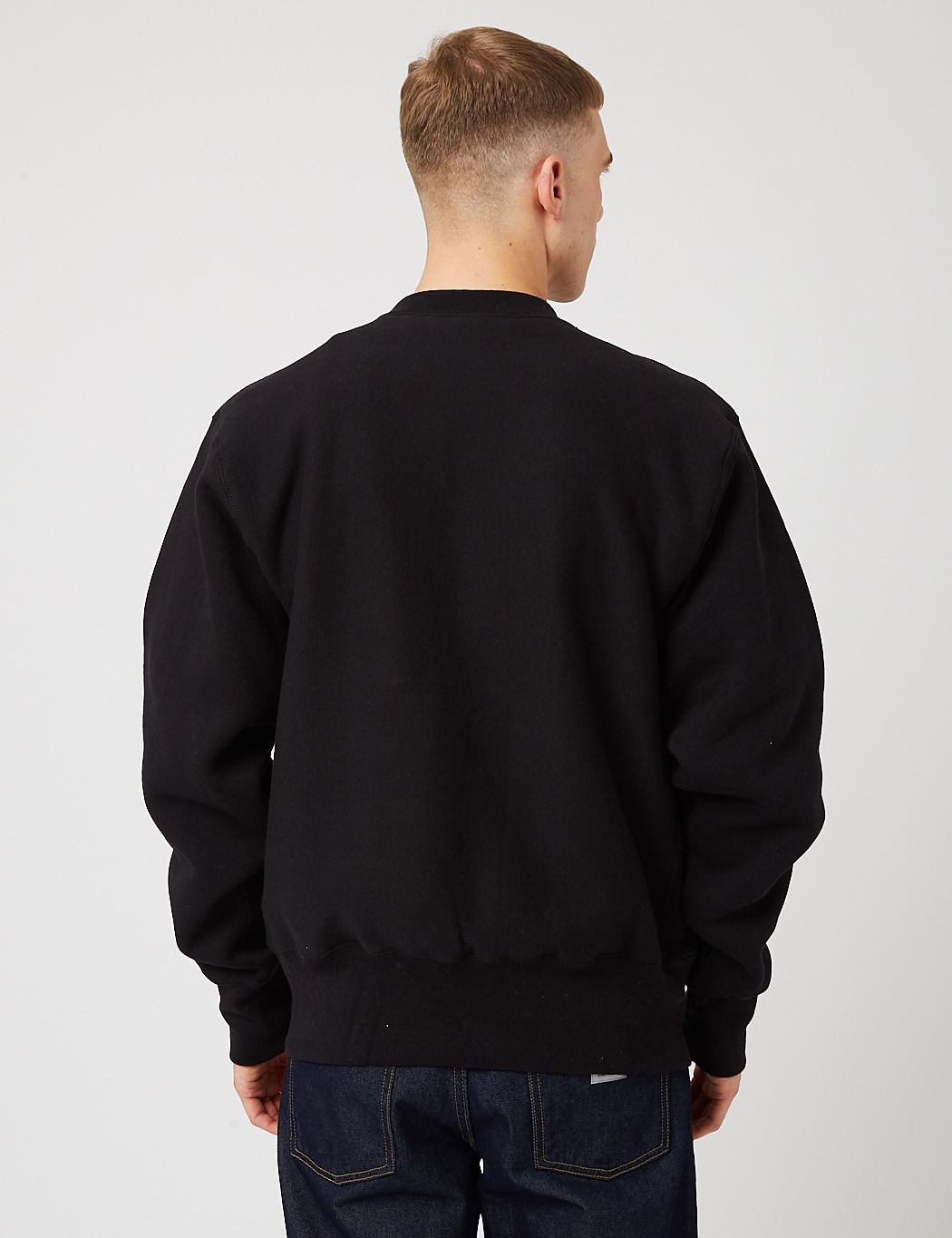 Camber 12oz Crew Neck Sweatshirt - Black | Garmentory