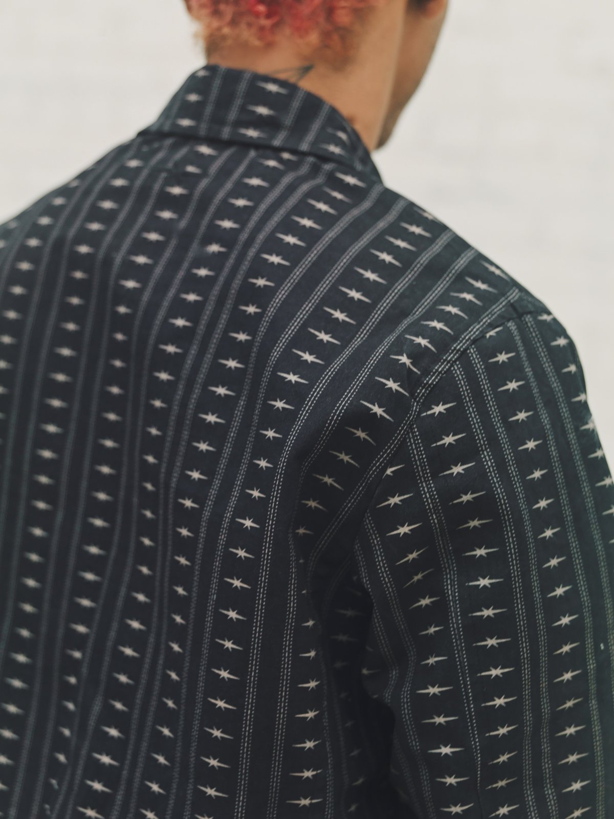 PHIPPS Nylon & Dark Monogram Reversible Dad Jacket - Black | Garmentory