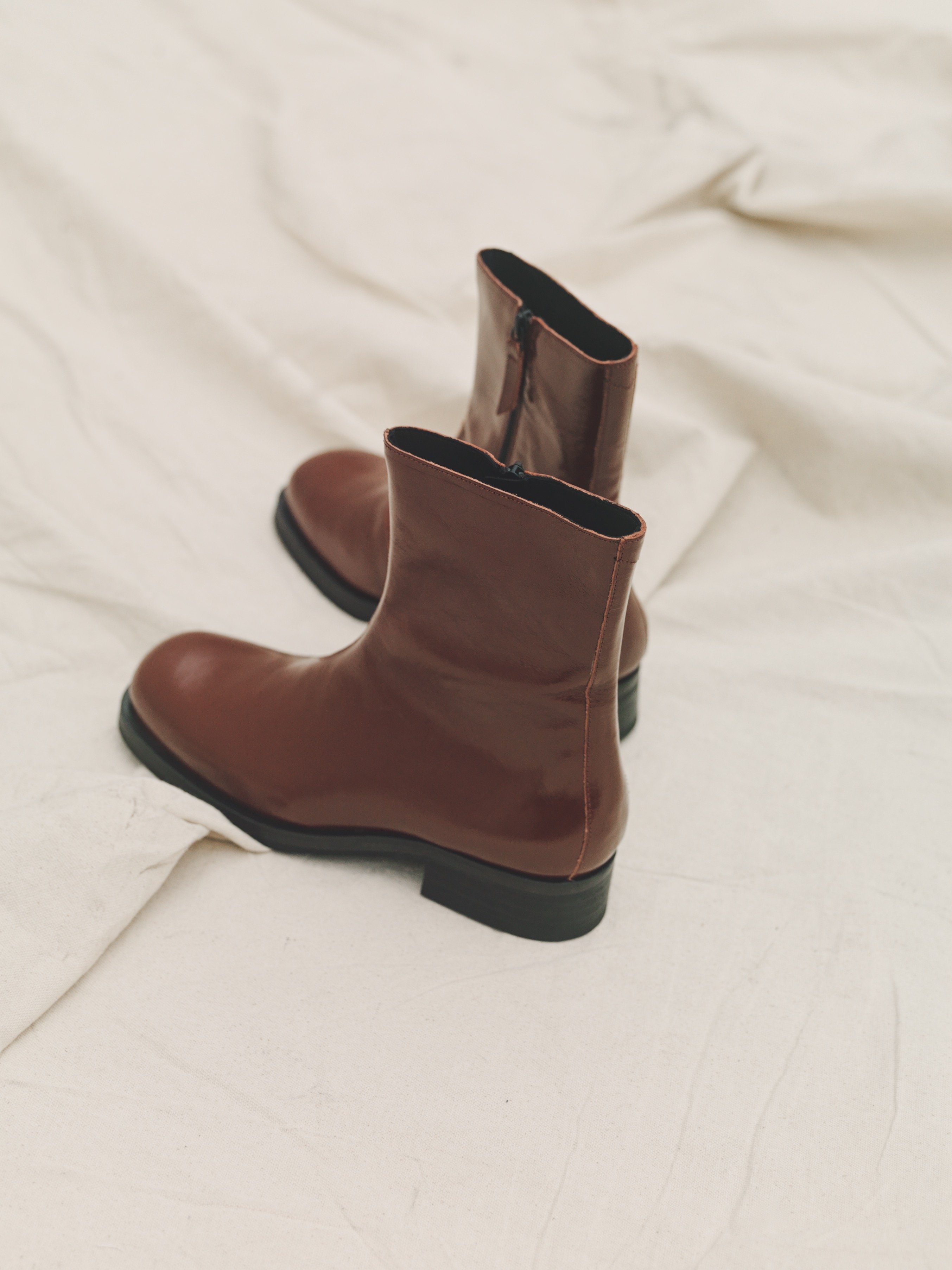 Our Legacy Oxblood Leather Camion Boot | Garmentory