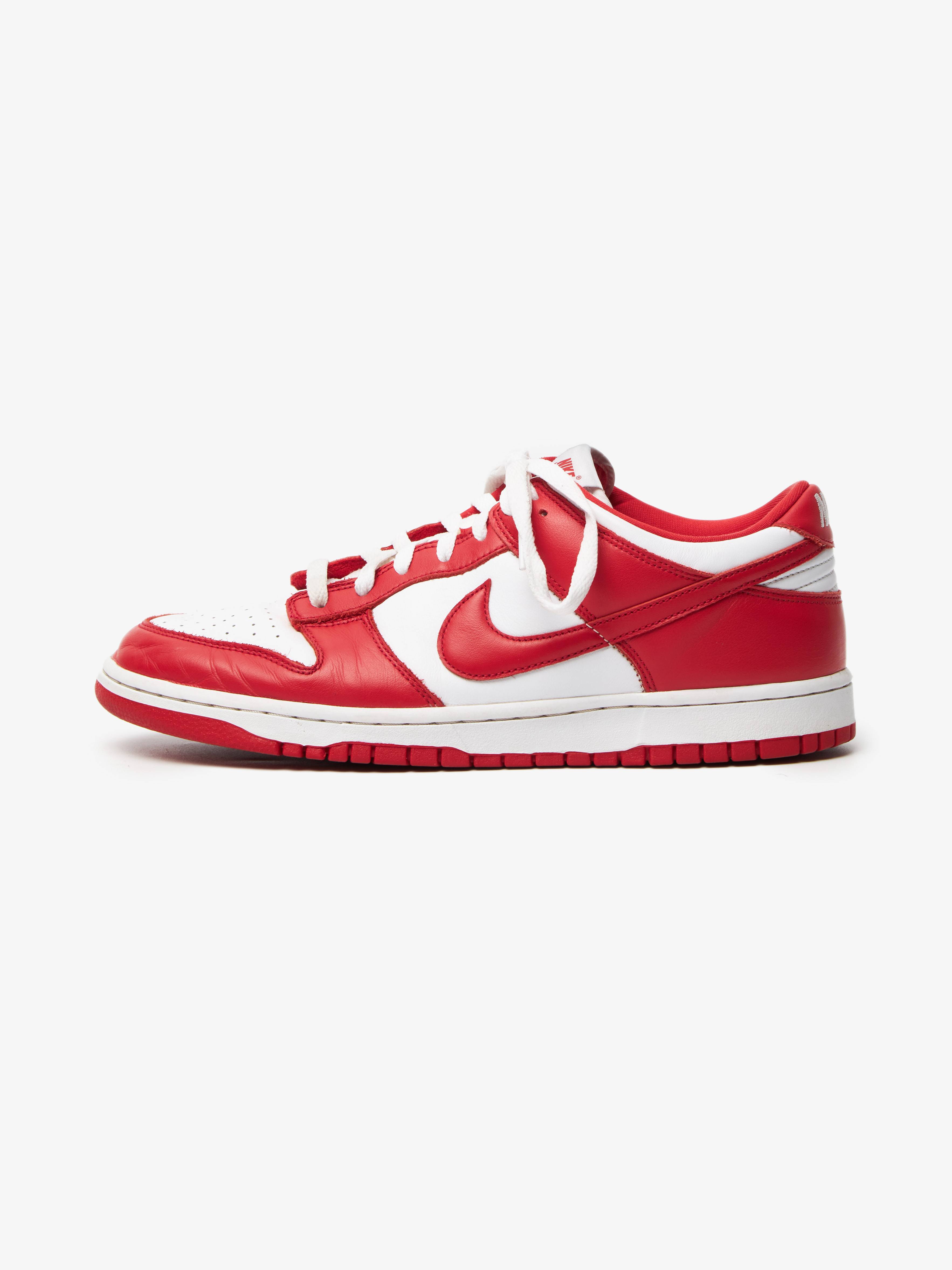 [PRE - LOVED] Nike Red Dunk Low SP Leather Sneakers | Garmentory