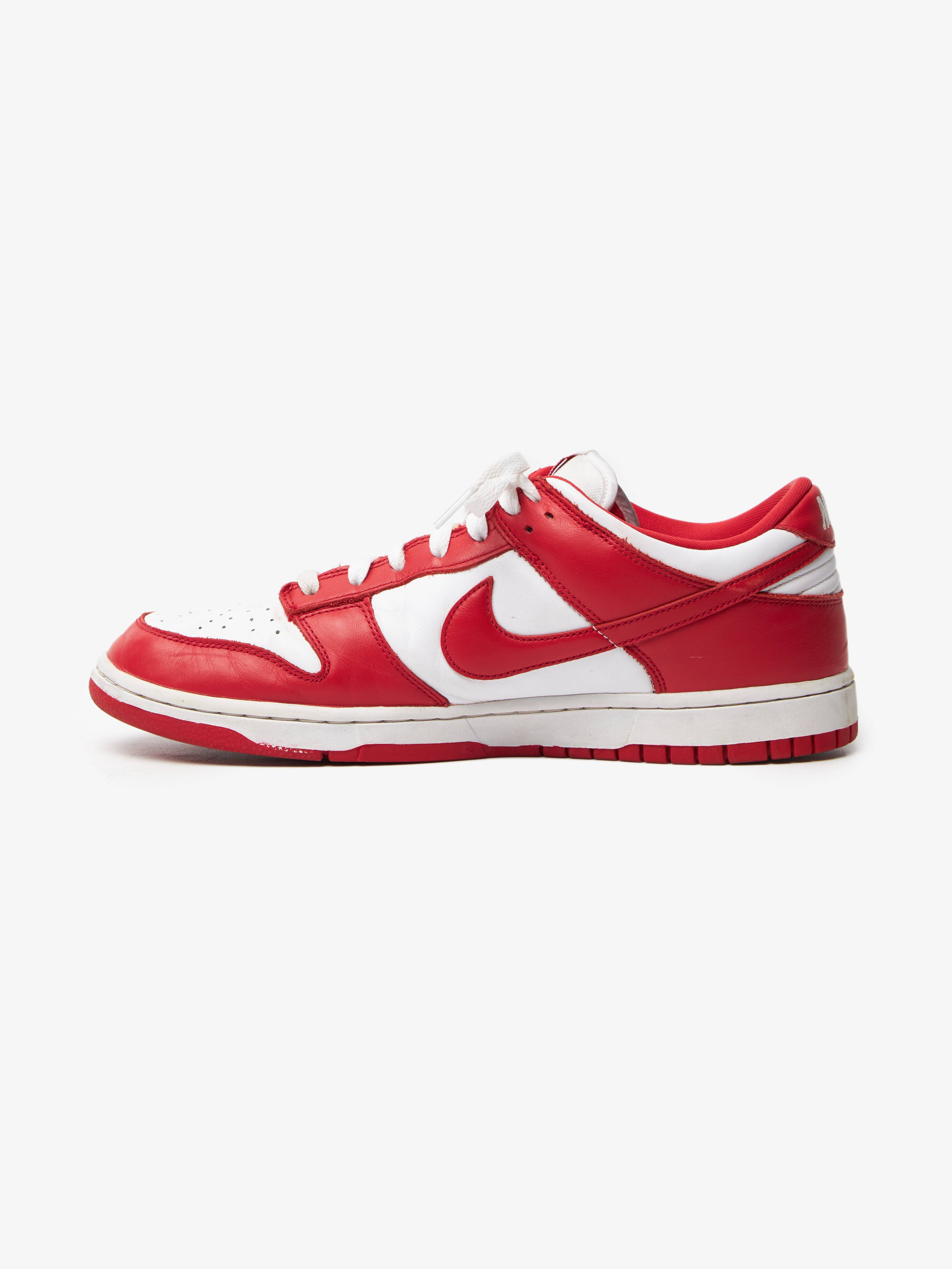 [PRE - LOVED] Nike Red Dunk Low SP Leather Sneakers | Garmentory