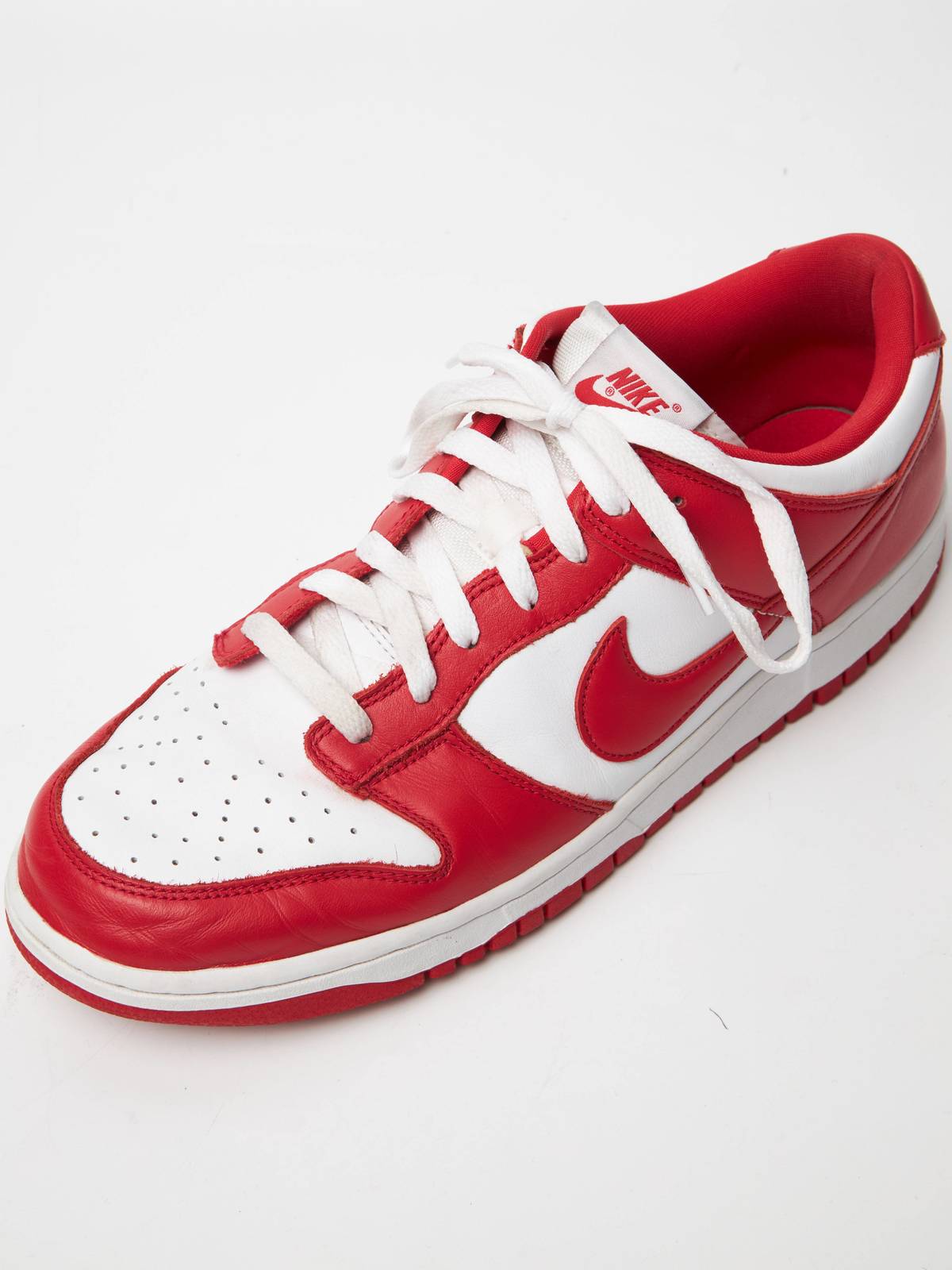 [PRE - LOVED] Nike Red Dunk Low SP Leather Sneakers | Garmentory
