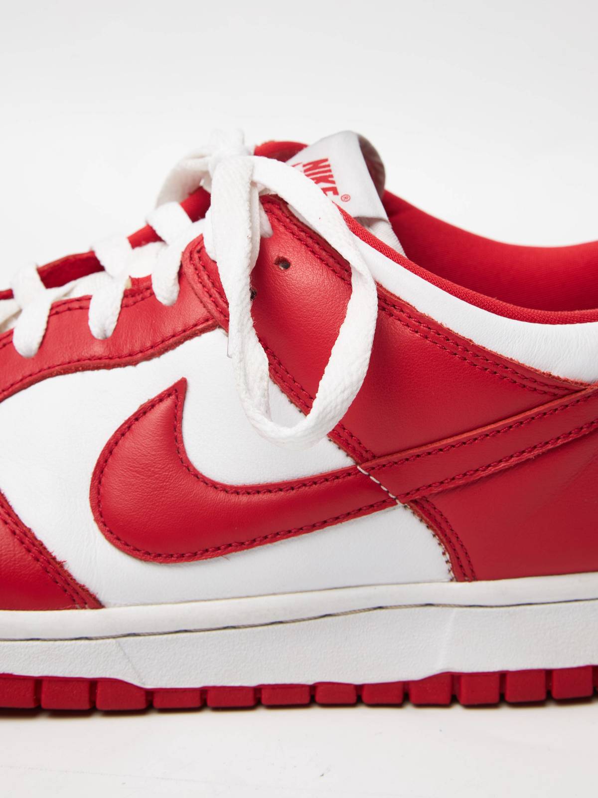 [PRE - LOVED] Nike Red Dunk Low SP Leather Sneakers | Garmentory