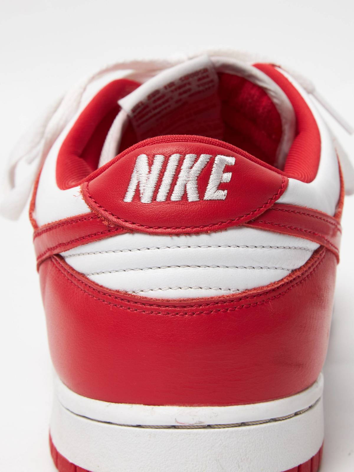 [PRE - LOVED] Nike Red Dunk Low SP Leather Sneakers | Garmentory