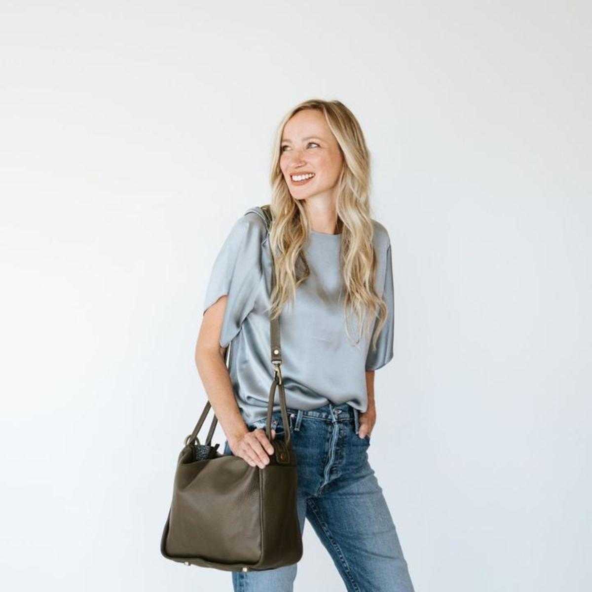 Sapahn Glennon Leather Crossbody - Moss Oil | Garmentory