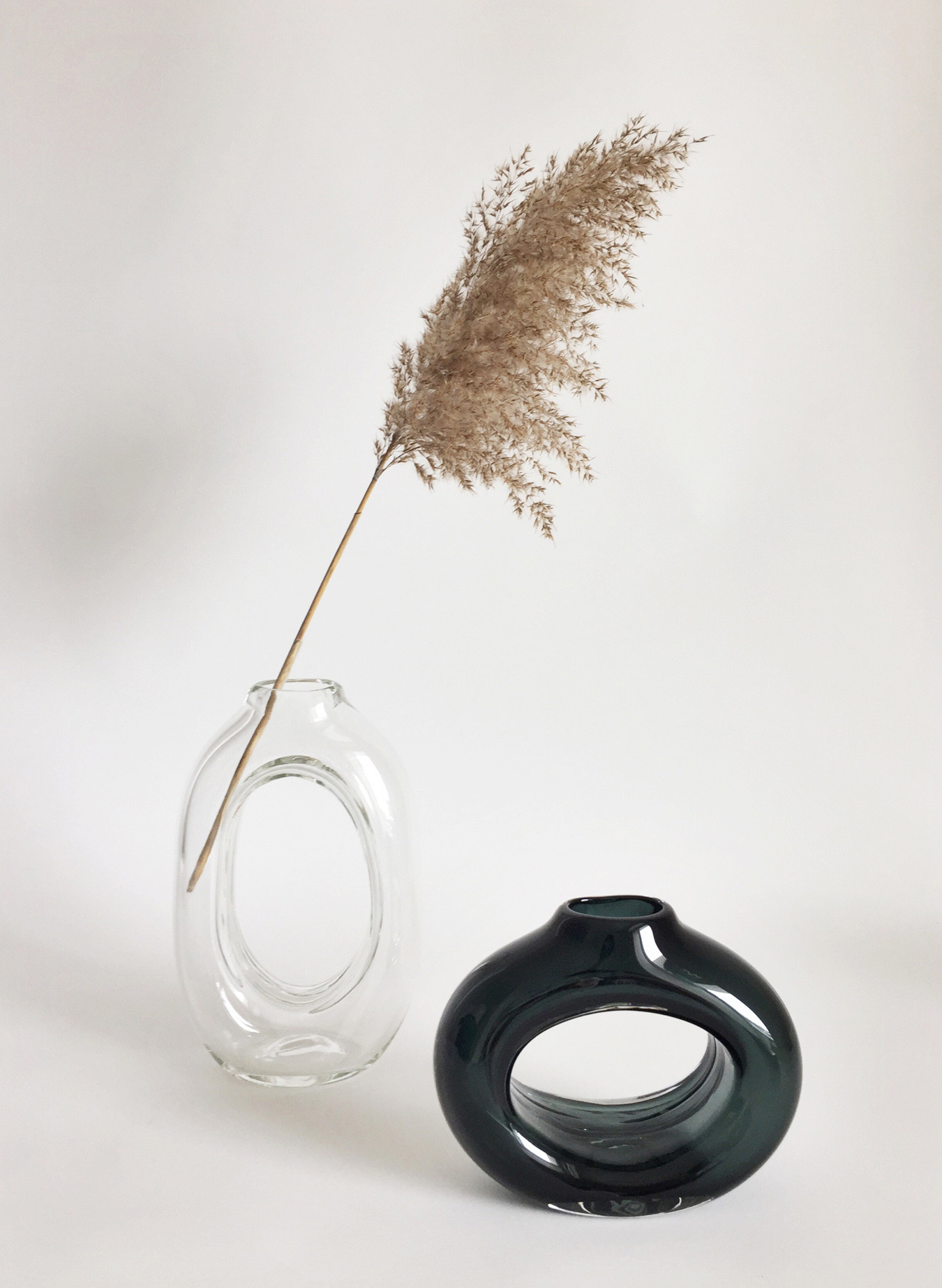 Nanda Soderberg Tall Glass Loop Vase Clear | Garmentory