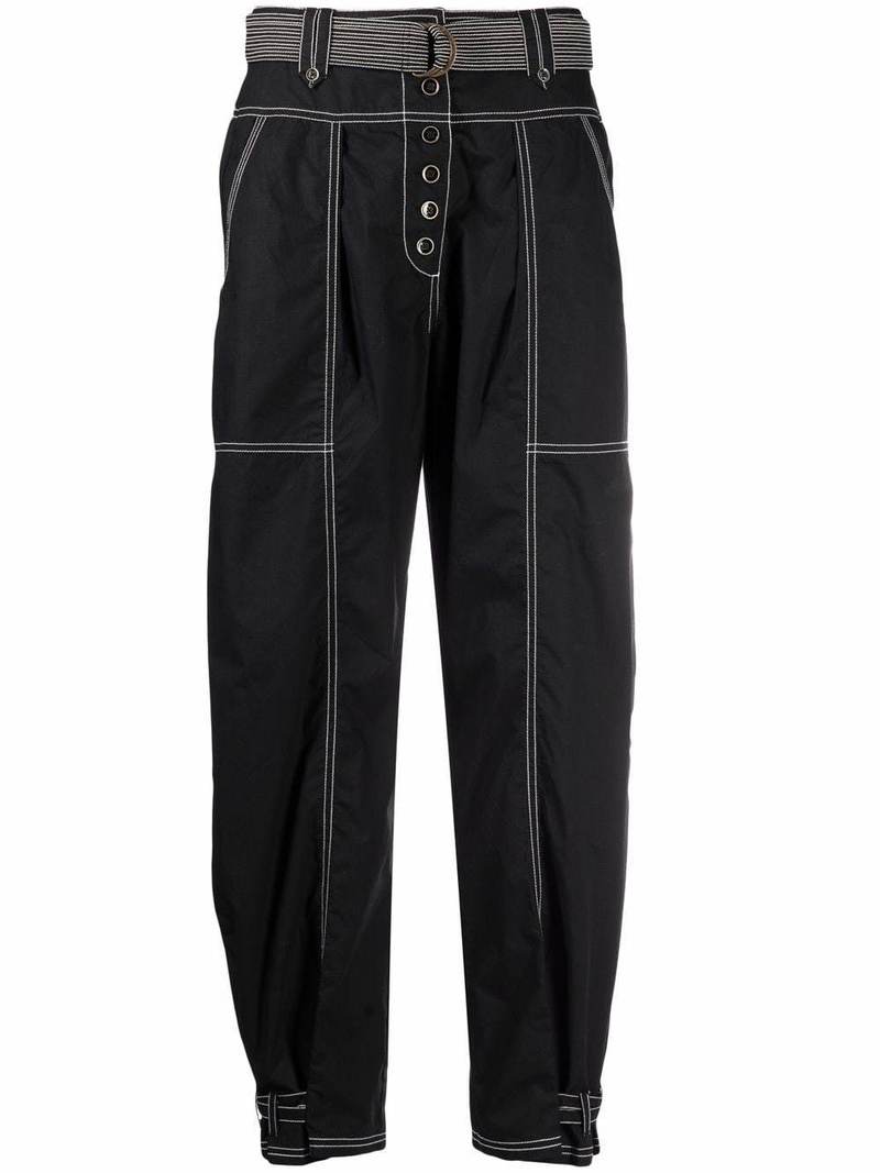 Charline Pants in Raven by Ulla Johnson | Garmentory