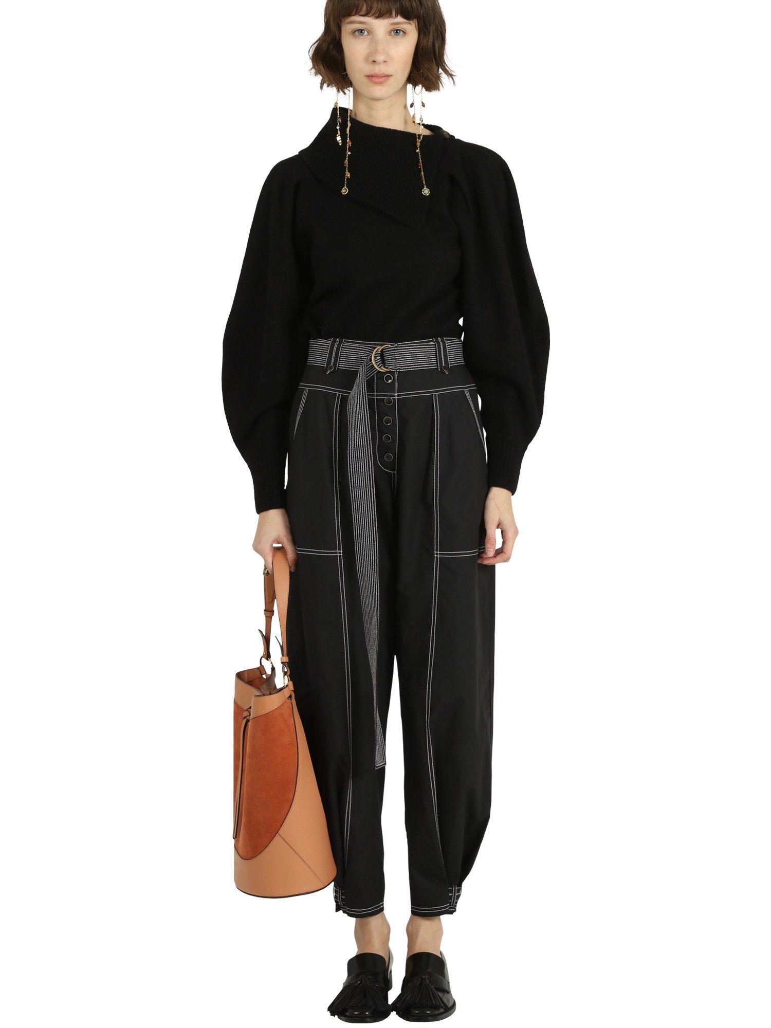 Charline Pants in Raven by Ulla Johnson | Garmentory