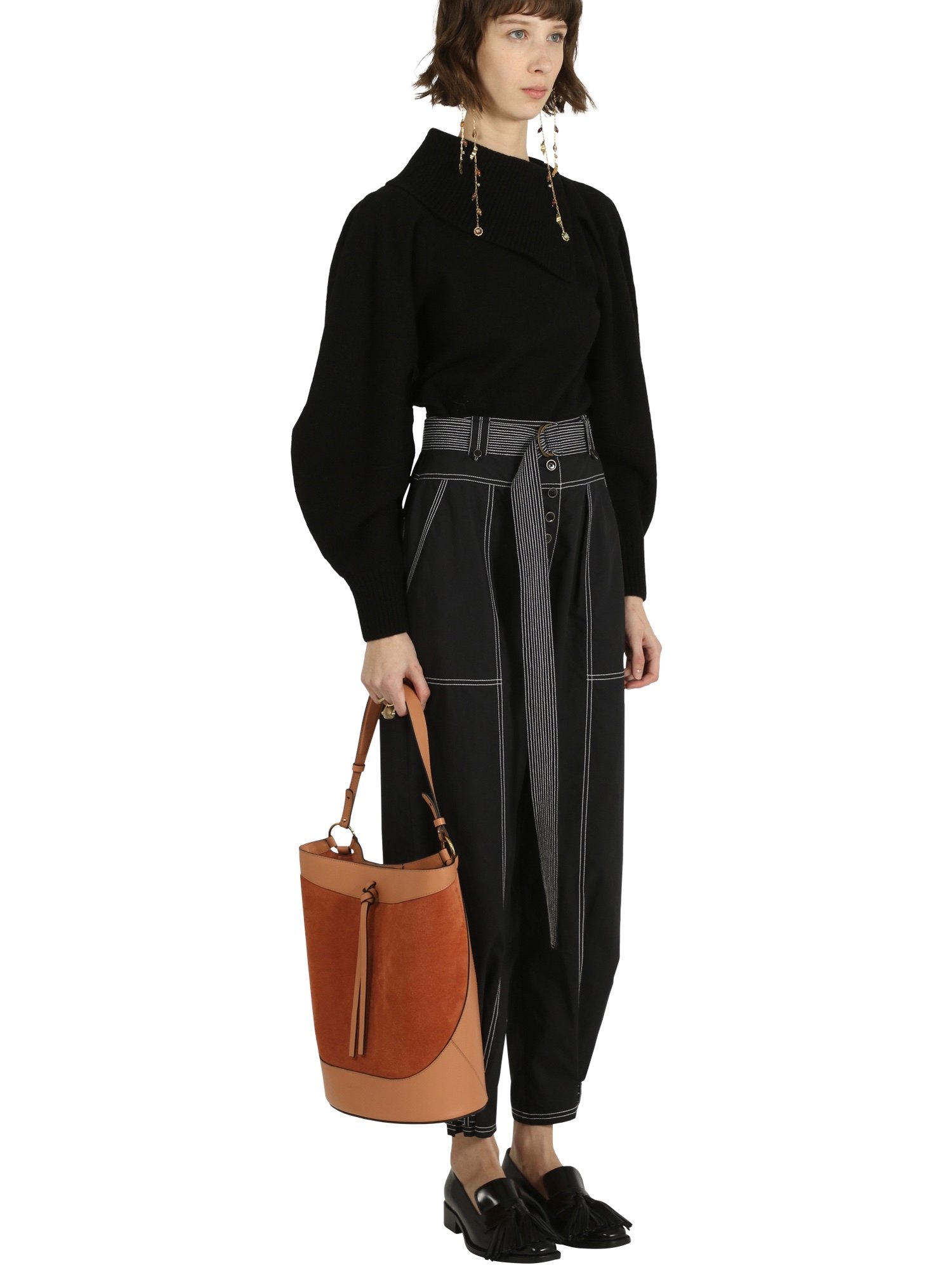 Charline Pants in Raven by Ulla Johnson | Garmentory