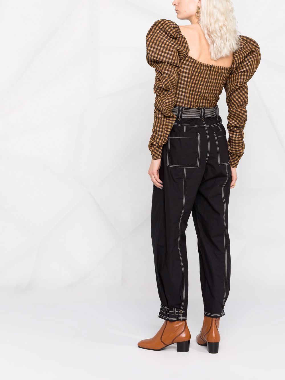 Charline Pants in Raven by Ulla Johnson | Garmentory