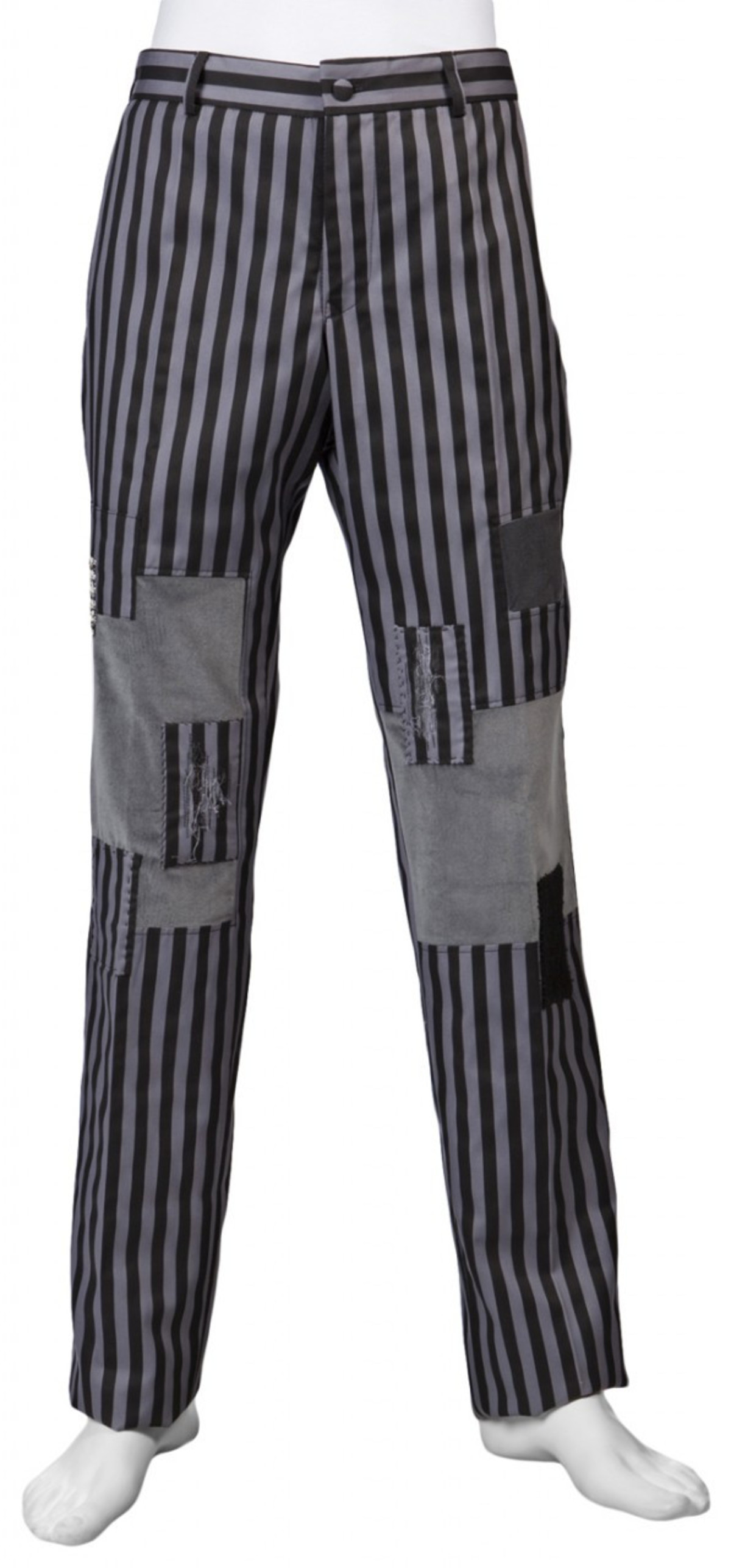 Men's A Child of the Jago Drain Pipes City Stripe Patch Trousers ...