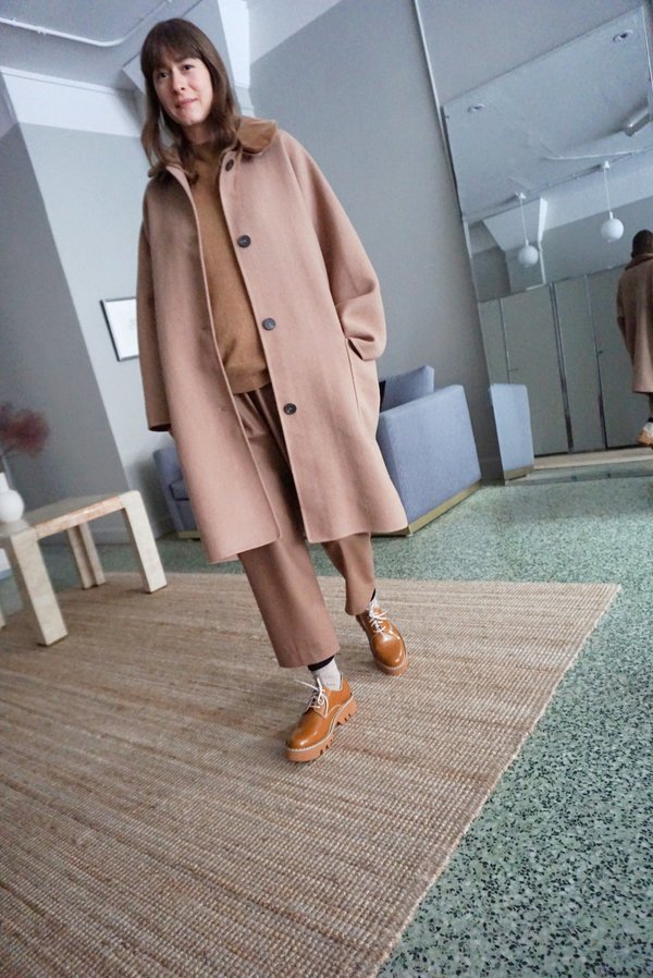 SOFIE D'HOORE COVE COAT - CARAMEL | Garmentory
