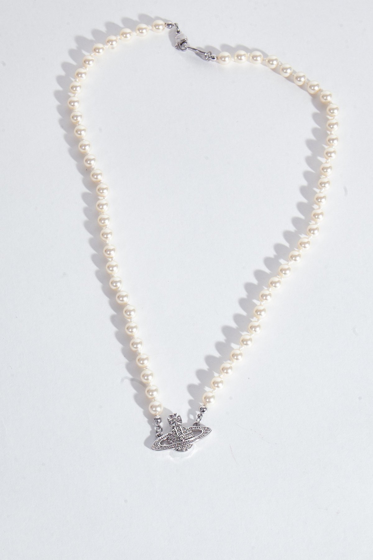 Vivienne Westwood Mini Bas Relief Pearl Necklace | Garmentory