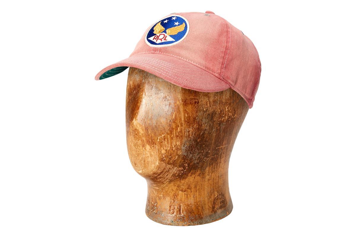 RRL Winged-Logo Ball Cap - Faded Red | Garmentory