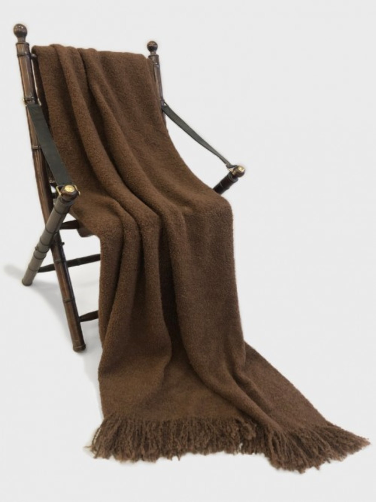 Latierra Boucle Fringed Alpaca Throw | Garmentory