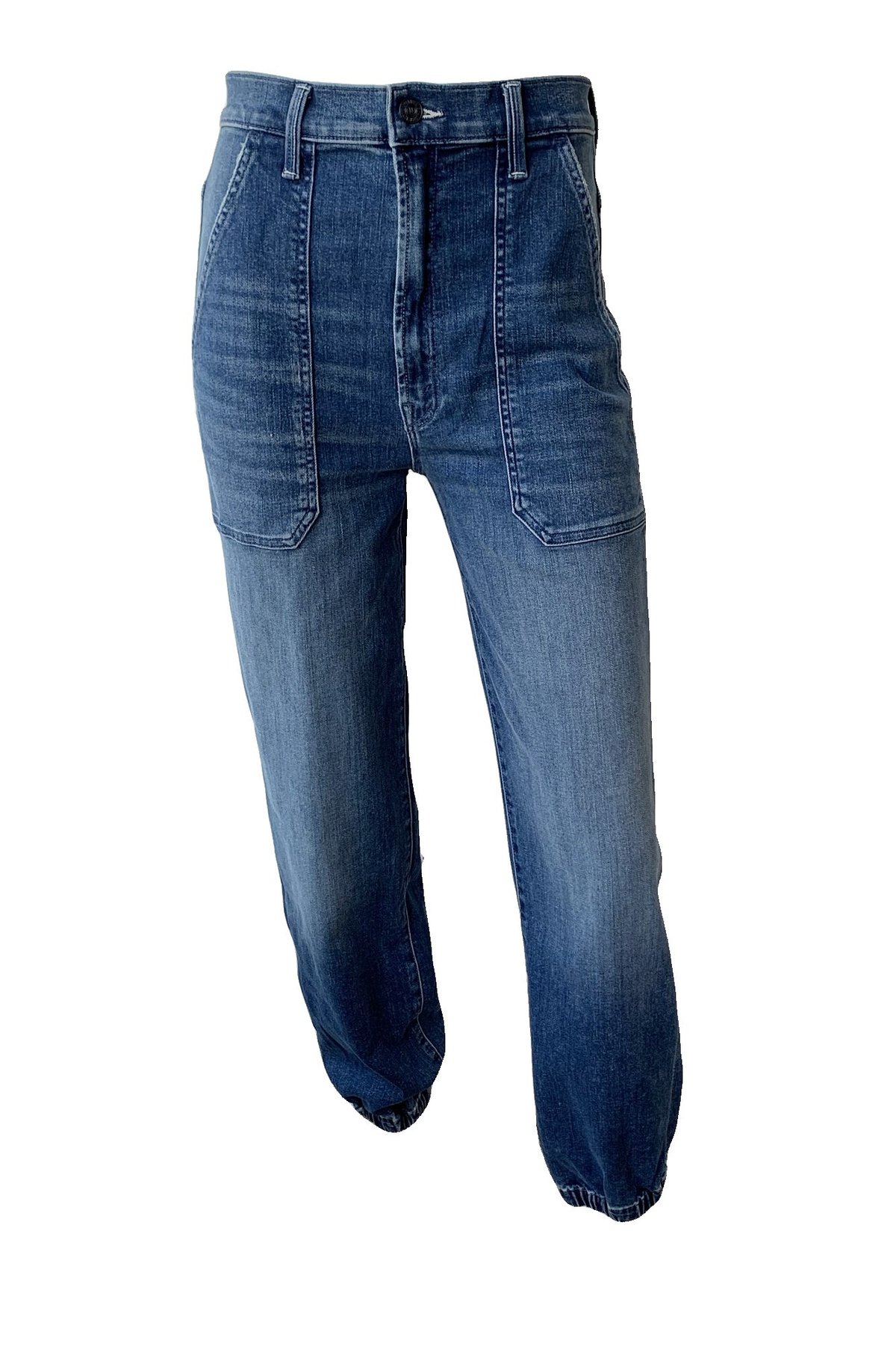 Mother Denim Wrapper Patch Springy Ankle Jeans - Wish On A Star ...