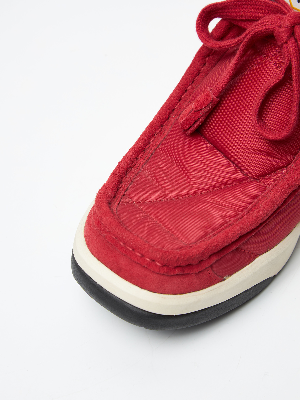 Visvim M Red Wallabee Nylon Sneakers | Garmentory
