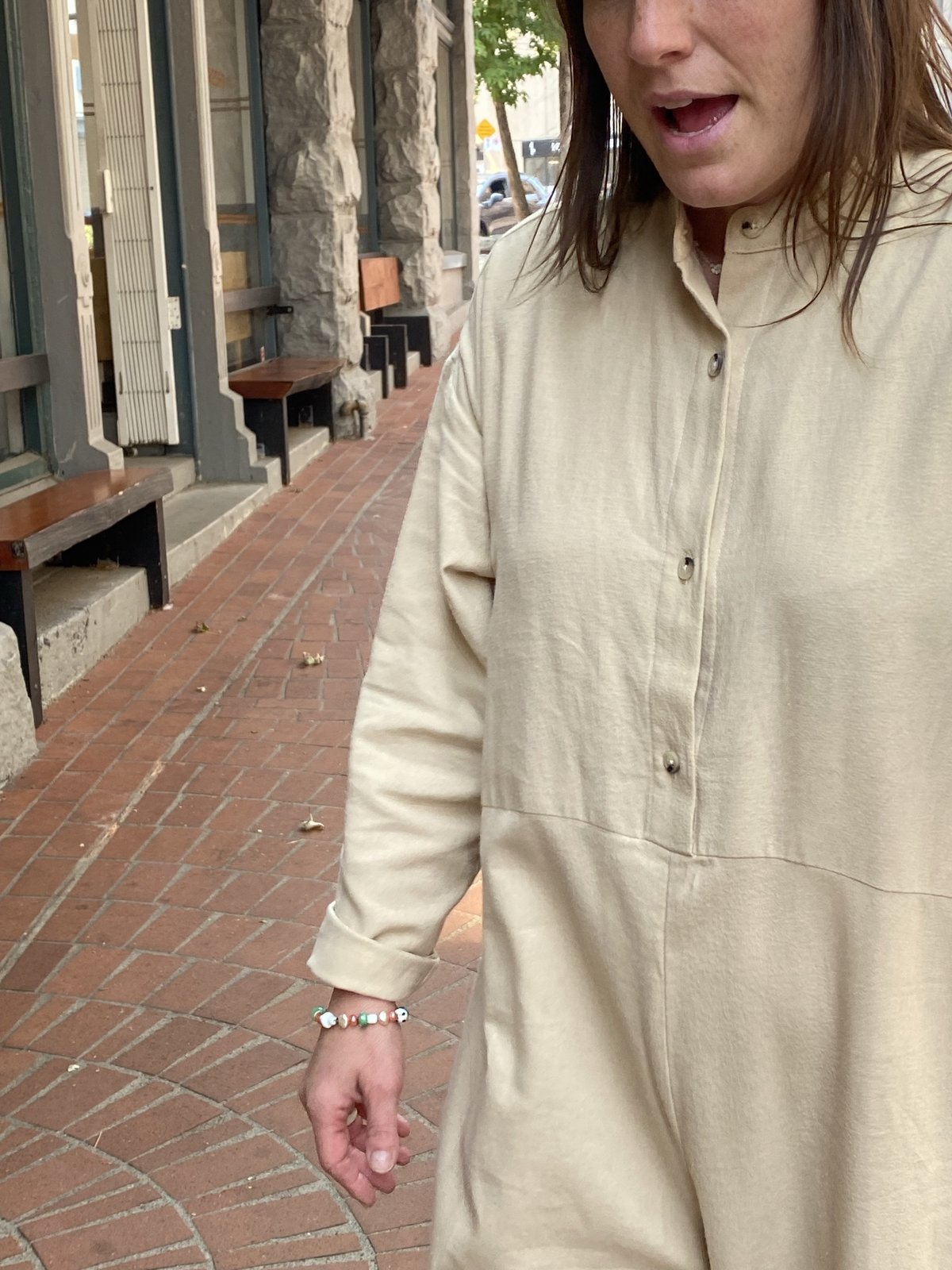 Black Crane Lantern Jumpsuit | Garmentory