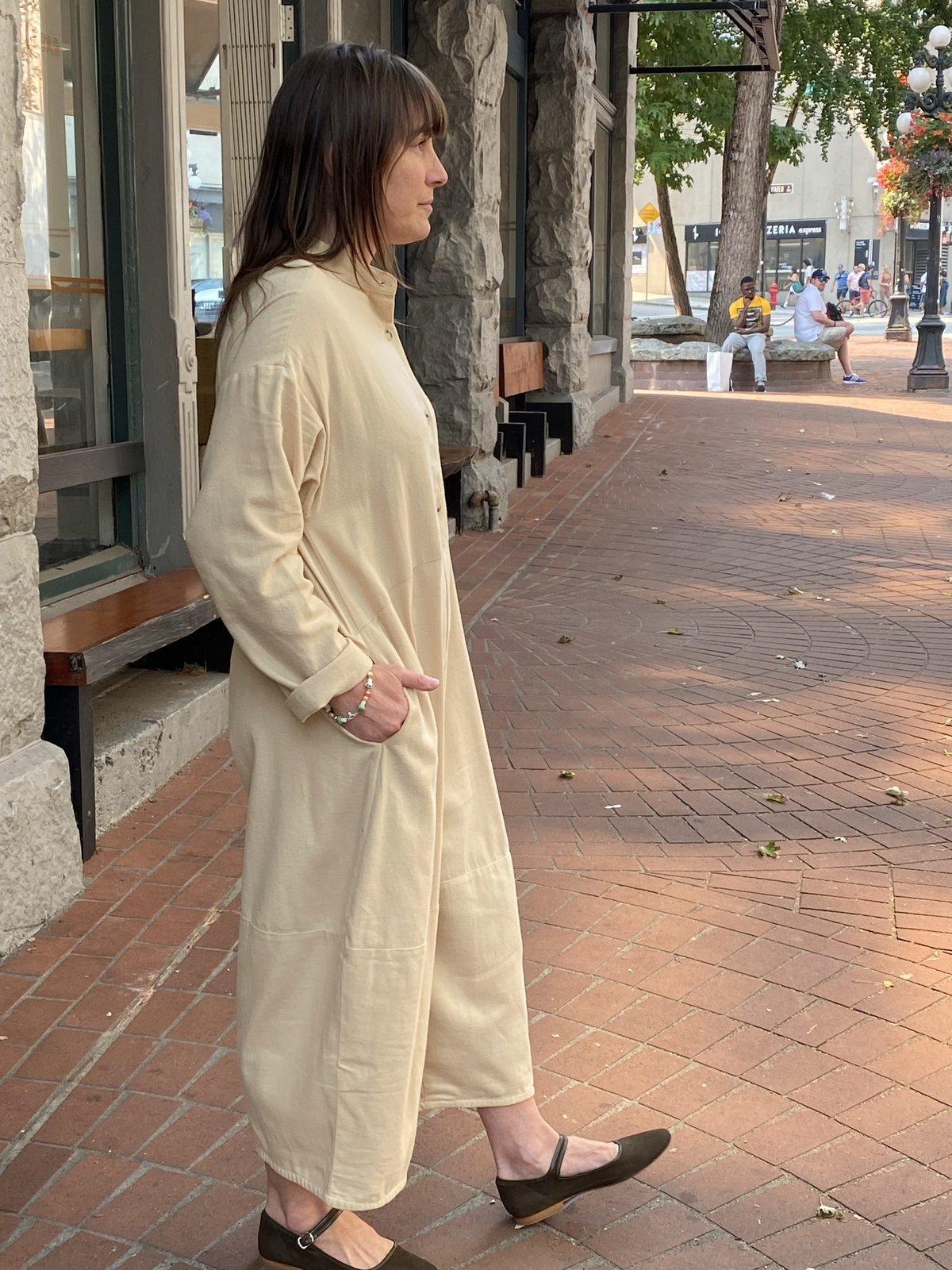 Black Crane Lantern Jumpsuit | Garmentory