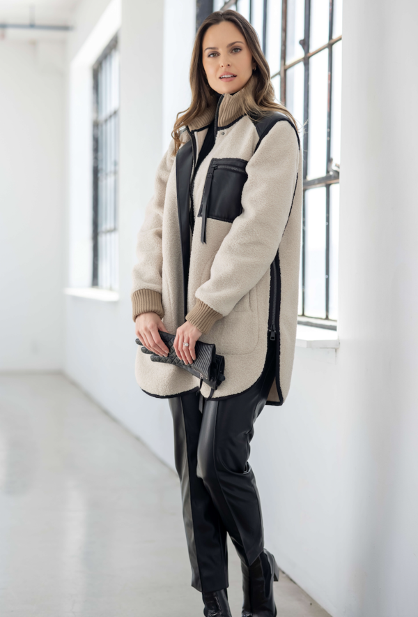 Adroit Audrey Coat - Cream | Garmentory