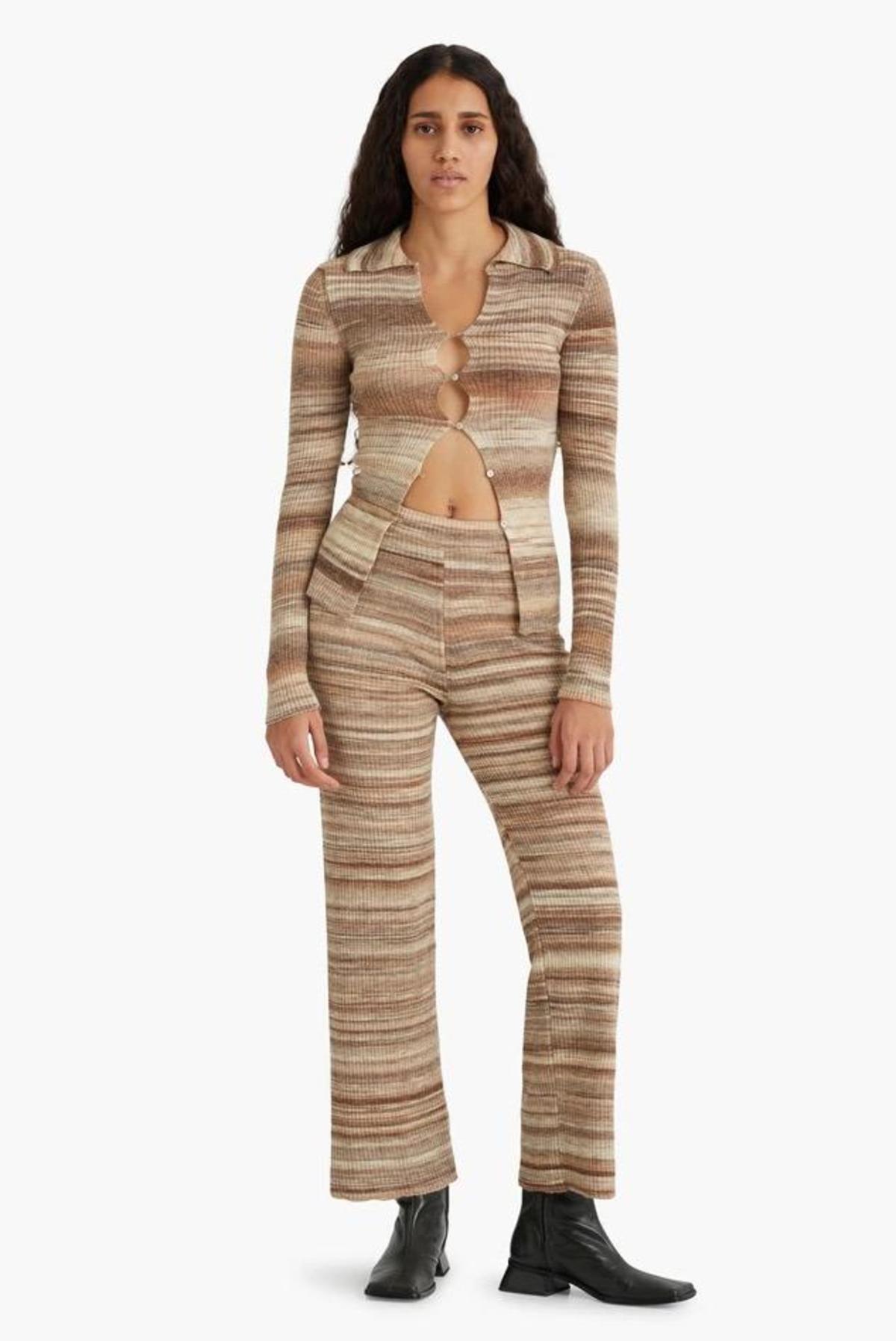 Paloma Wool Fabia Ribbed Knit Pants - Light Brown | Garmentory