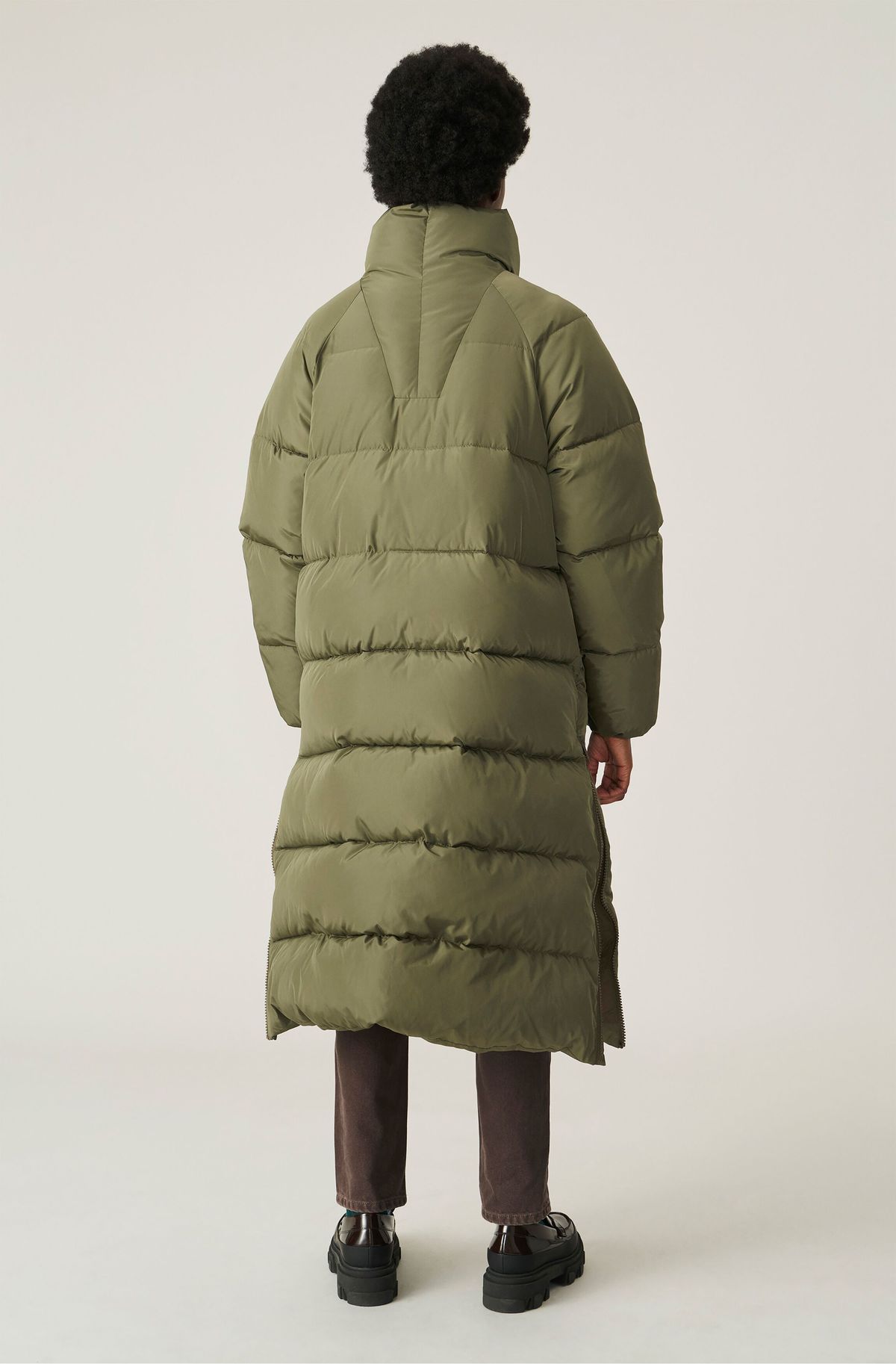 Ganni Recycled Polyester Oversized Puffer Jacket | Garmentory