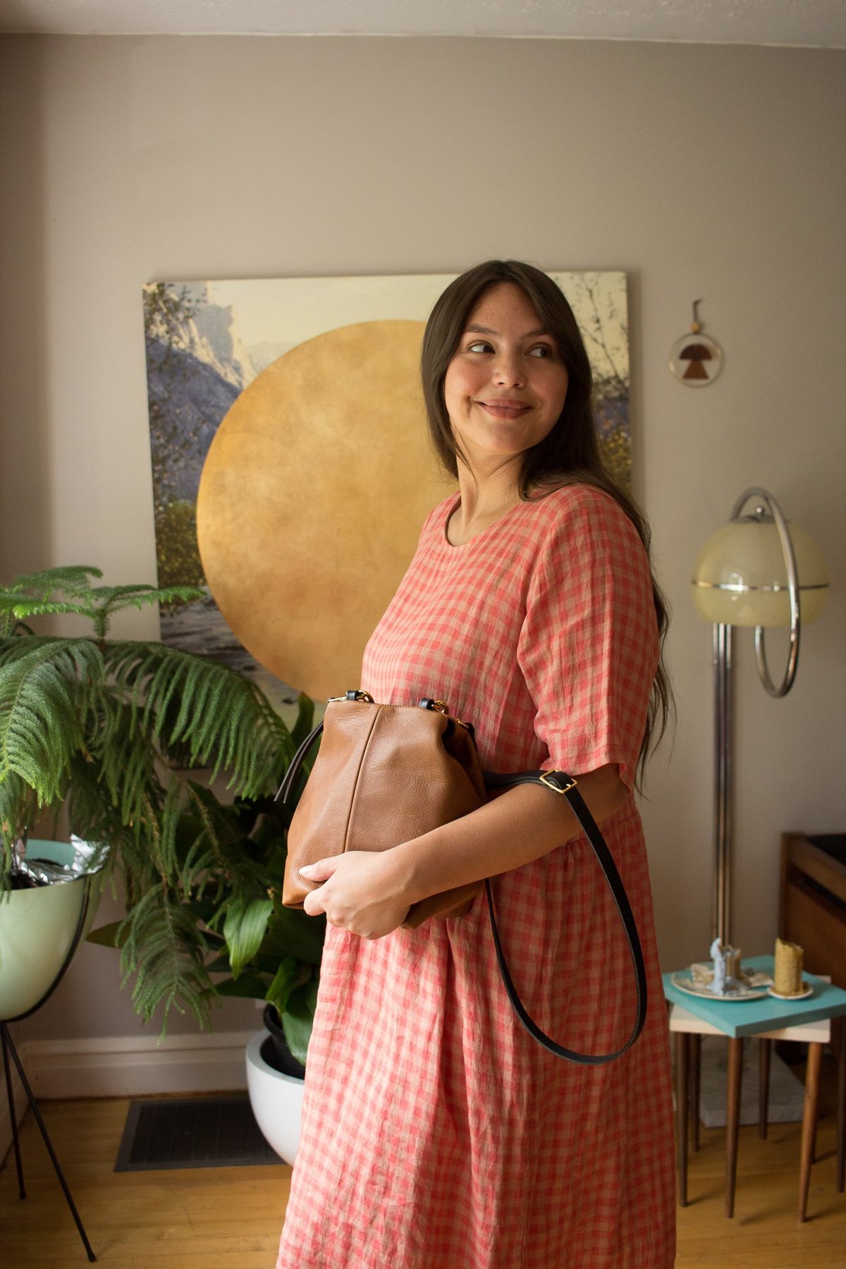 Amanda Moss Harvest Dress - Red Gingham | Garmentory