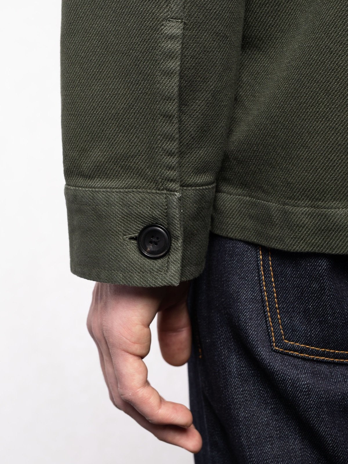 Nudie Jeans Barney Worker Jacket - Olive | Garmentory