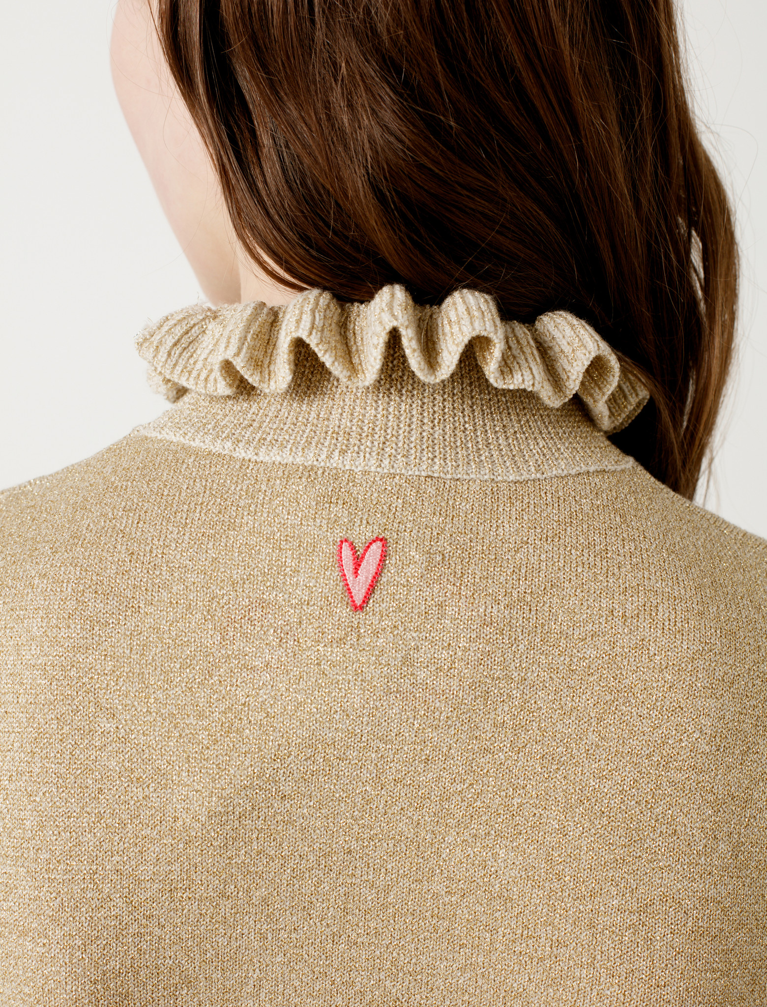 Shrimps Mary Gold Ruffle Top | Garmentory