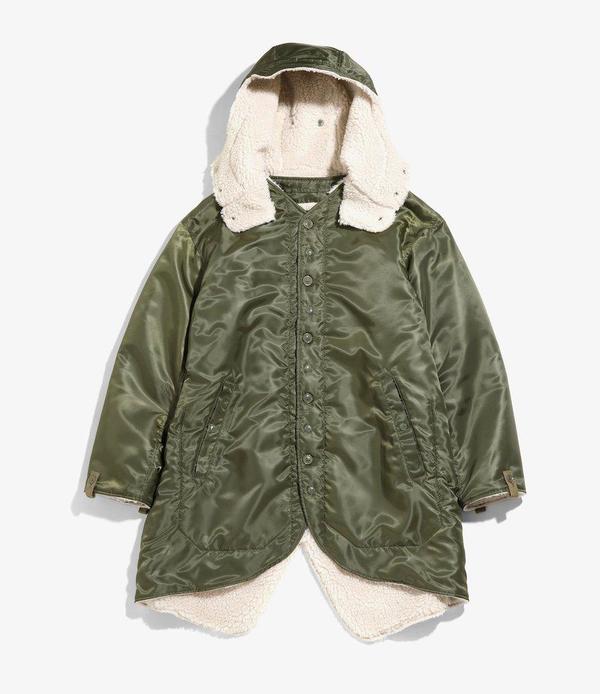 Engineered Garments Liner Jacket - Olive Drab Polyester Pilot Twill ...