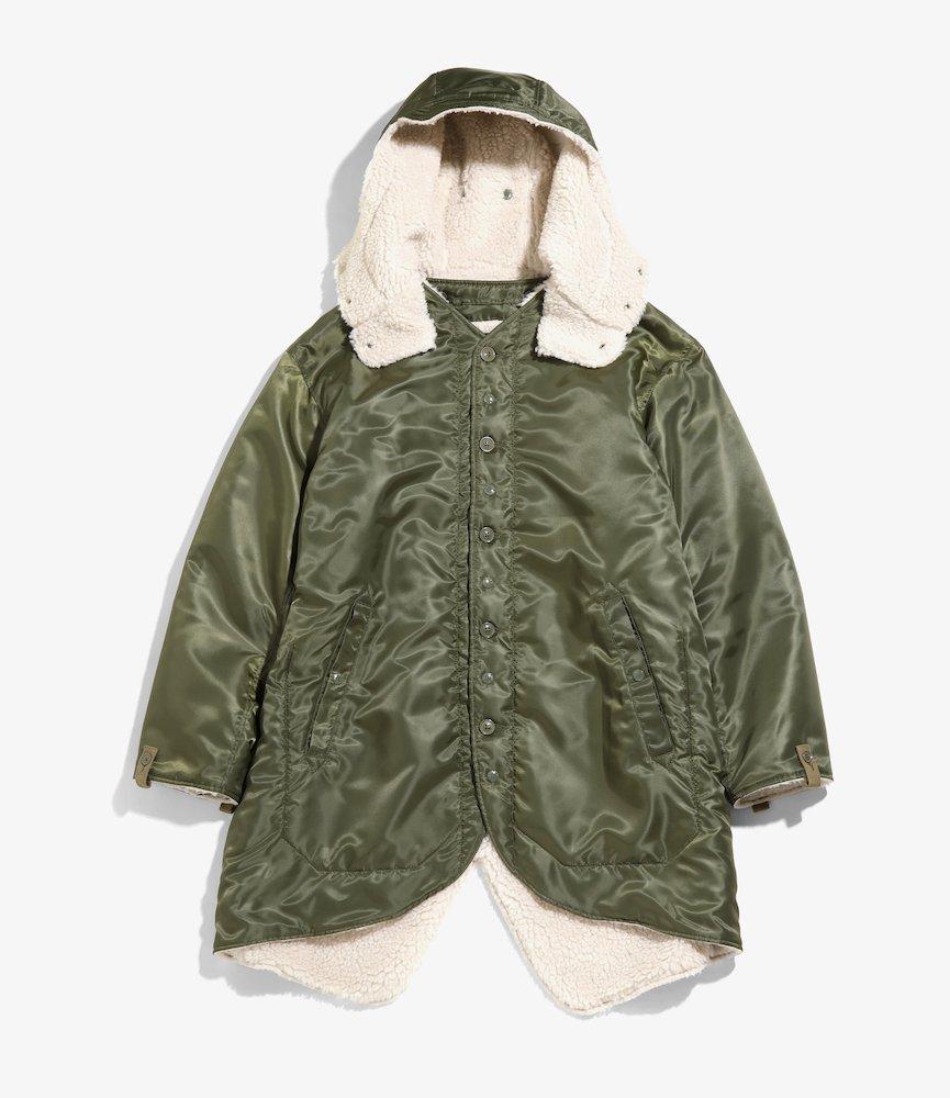 Engineered Garments Liner Jacket - Olive Drab Polyester Pilot Twill ...