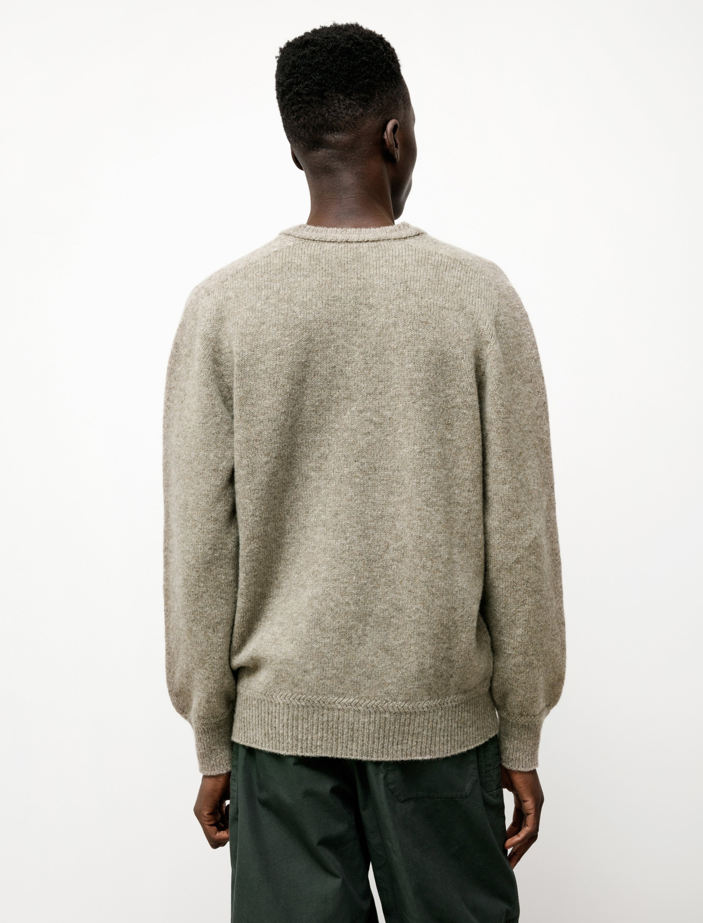 Lemaire Seamless V-Neck Sweater - Meadow | Garmentory