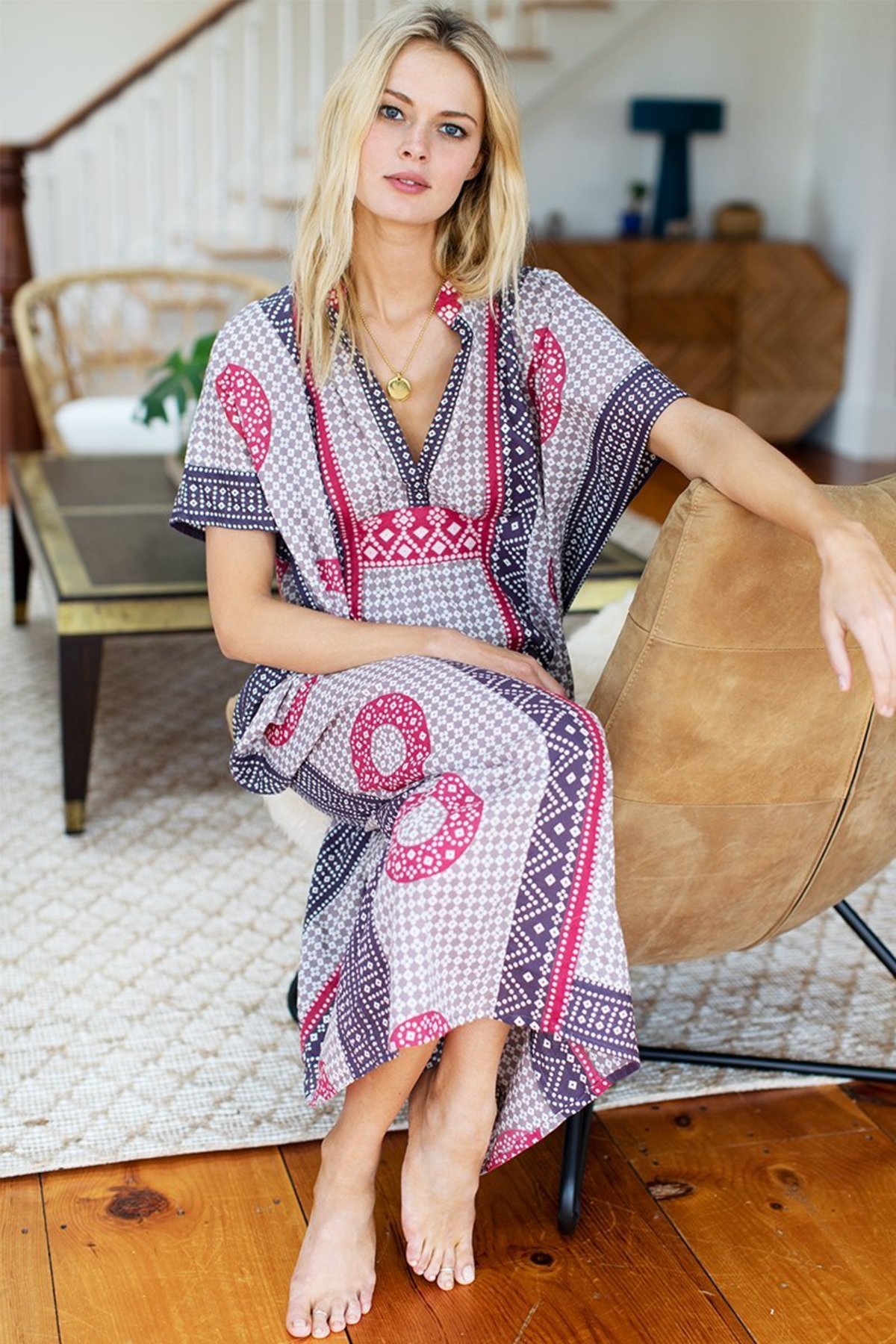 Emerson Fry Emerson Caftan - Organic Butterfly | Garmentory