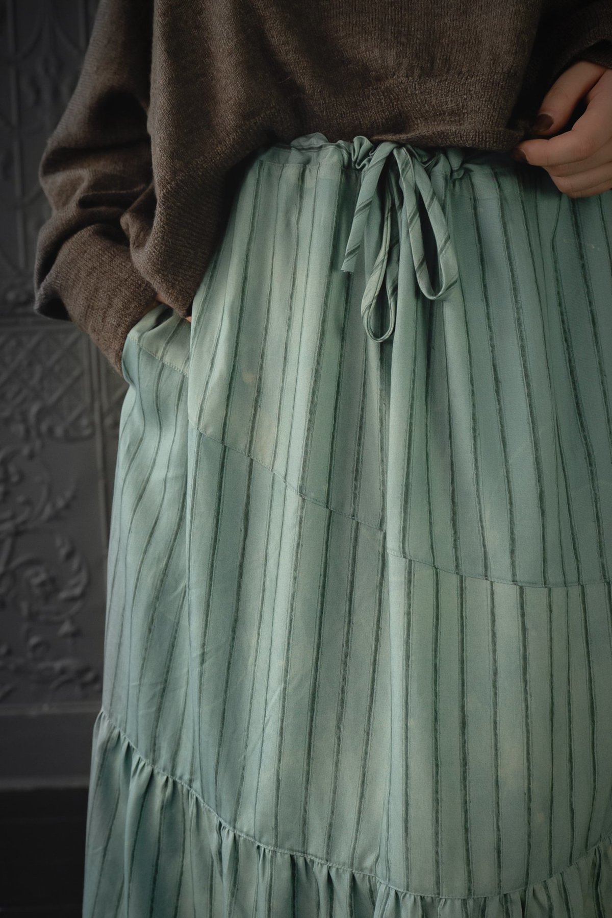 Pamela Mayer Asymmetrical Yoke Skirt - multi | Garmentory