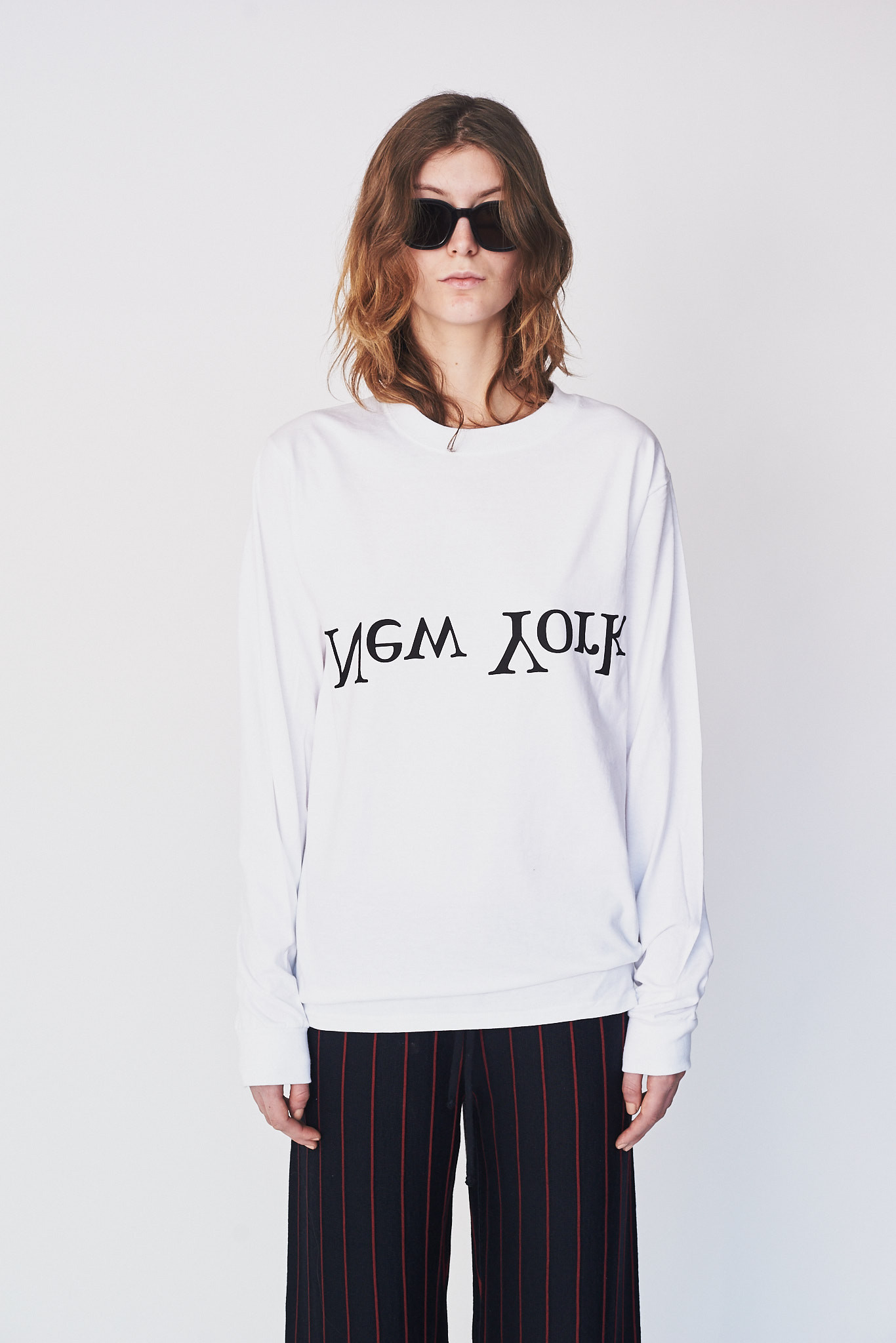 Assembly New York Cotton New York Chest Logo T Shirt White Garmentory