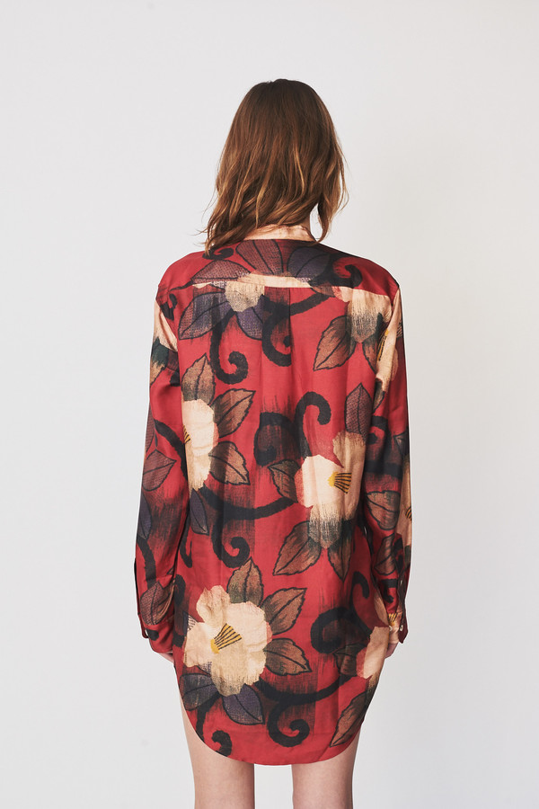 Bananatime Silk Flower Power Shirt | Garmentory