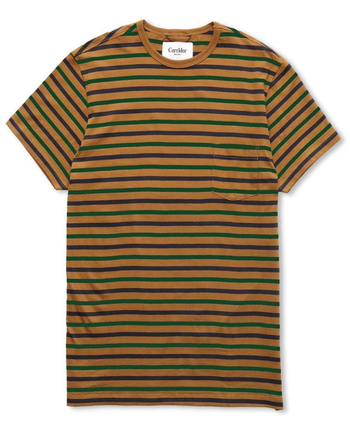 Corridor Striped T-Shirt - Thrush/Midnight | Garmentory