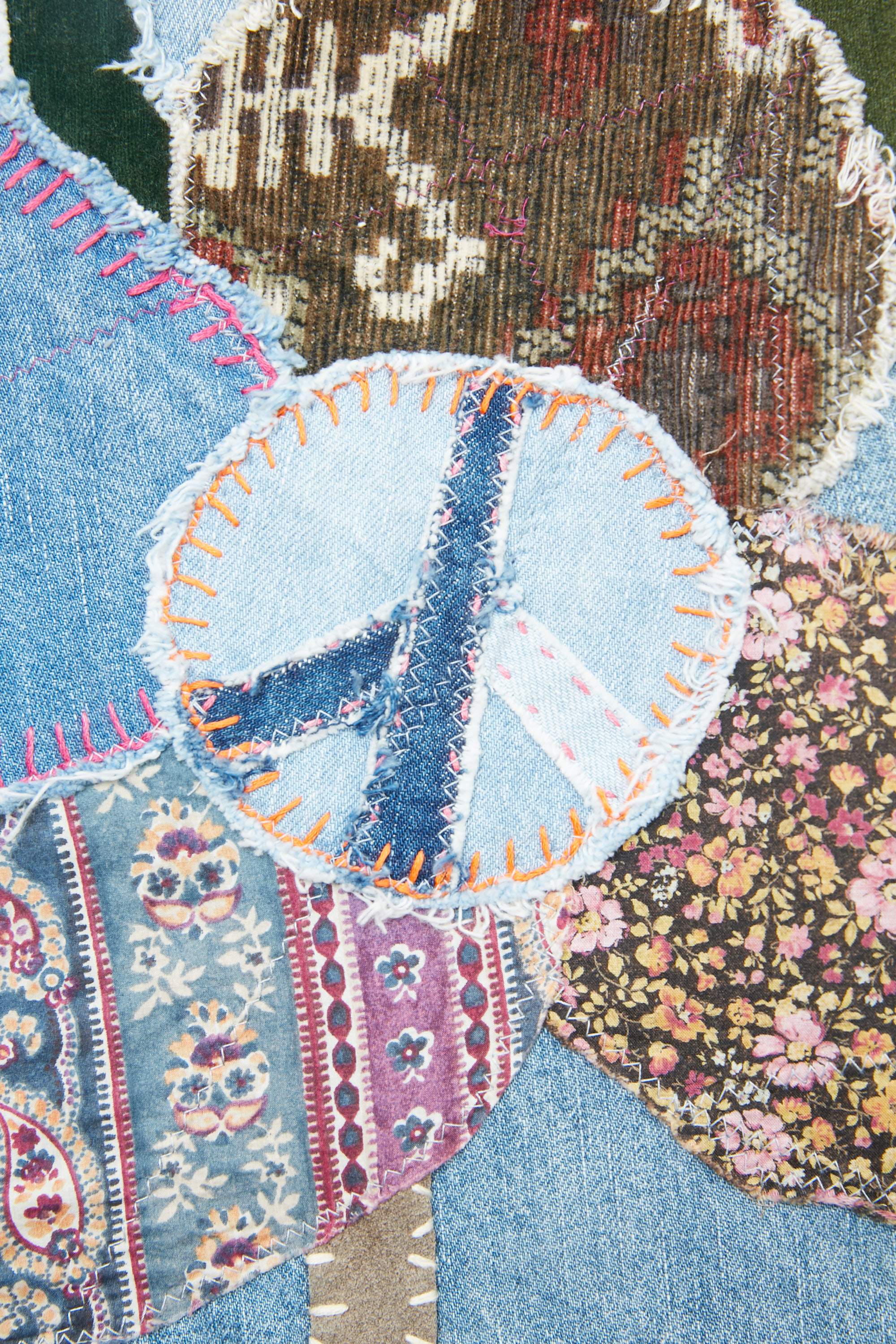 Kapital CRAZY EL PASO 5P RAT FLARE HIPPIE INSANE Jeans - Blue | Garmentory
