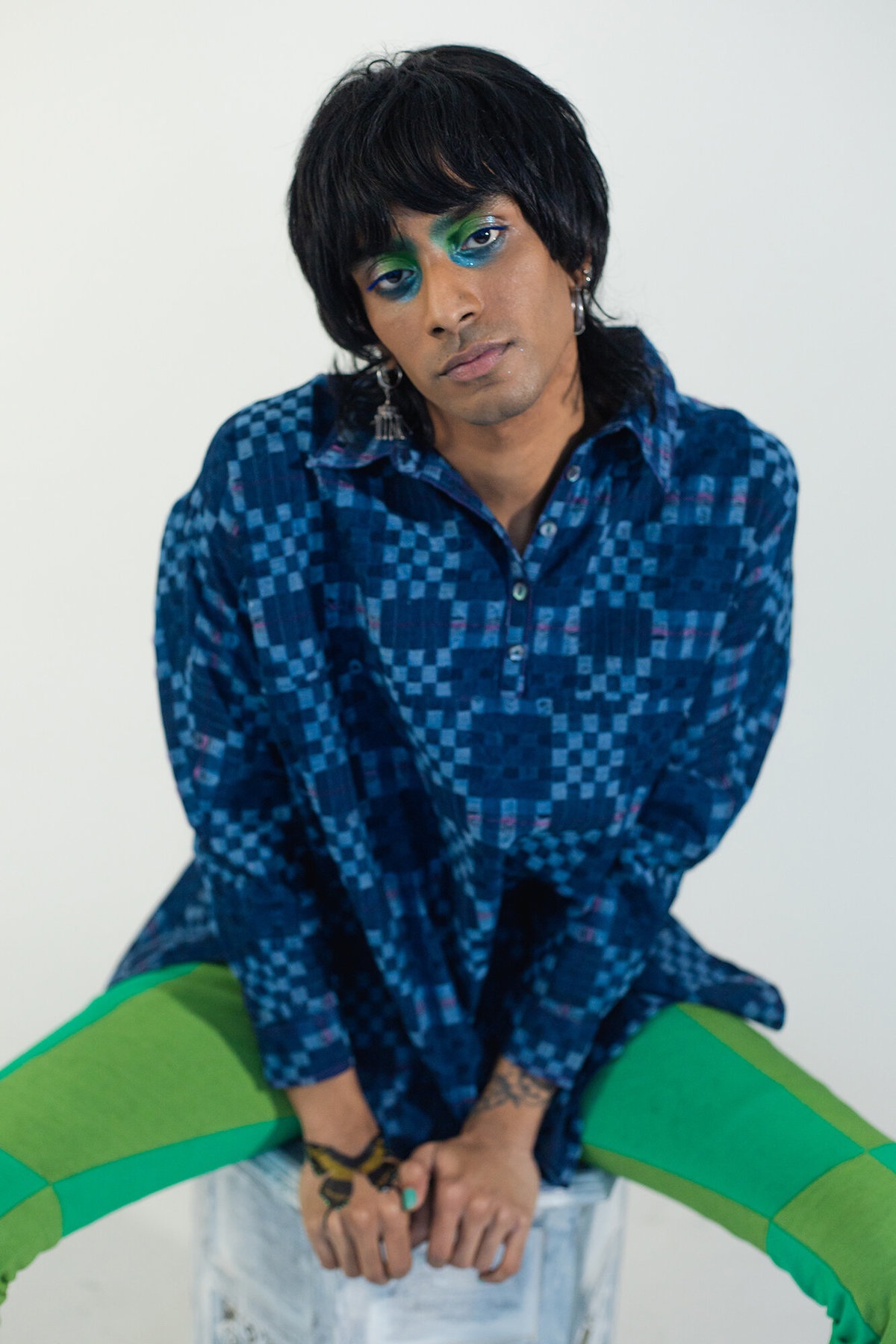 Abacaxi Indigo Jacquard Shirt | Garmentory