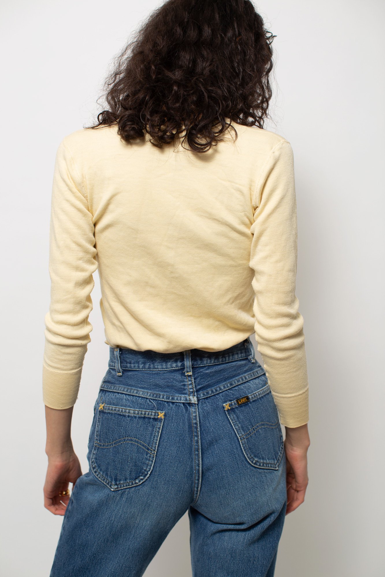 Vintage Long Sleeve Thermal - Yellow | Garmentory