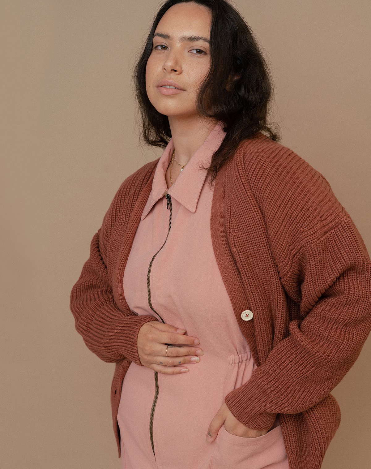 Noble Adult Utility Suit - Dusty Rose | Garmentory