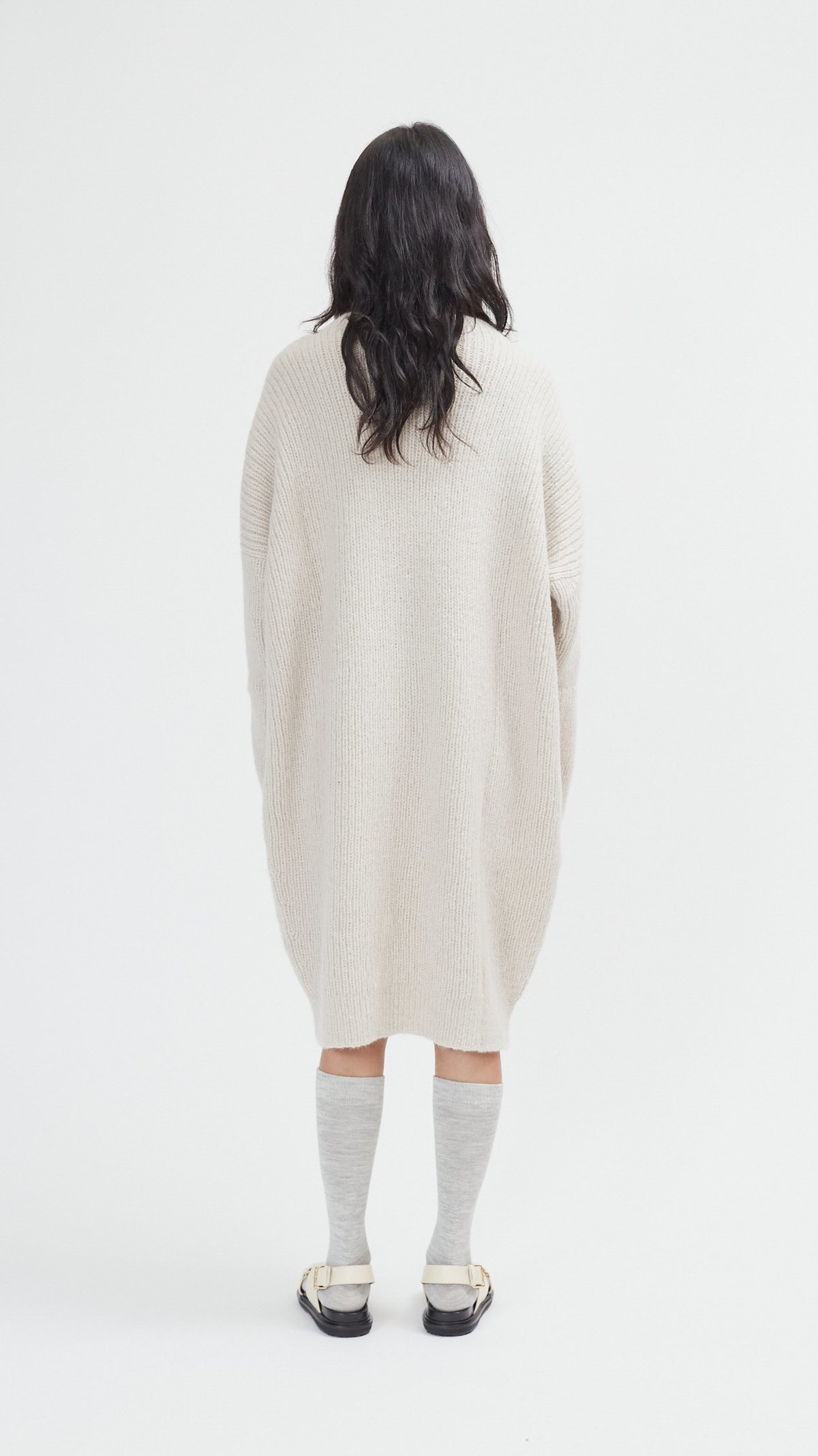Lauren Manoogian Rib Dress - Plaster | Garmentory
