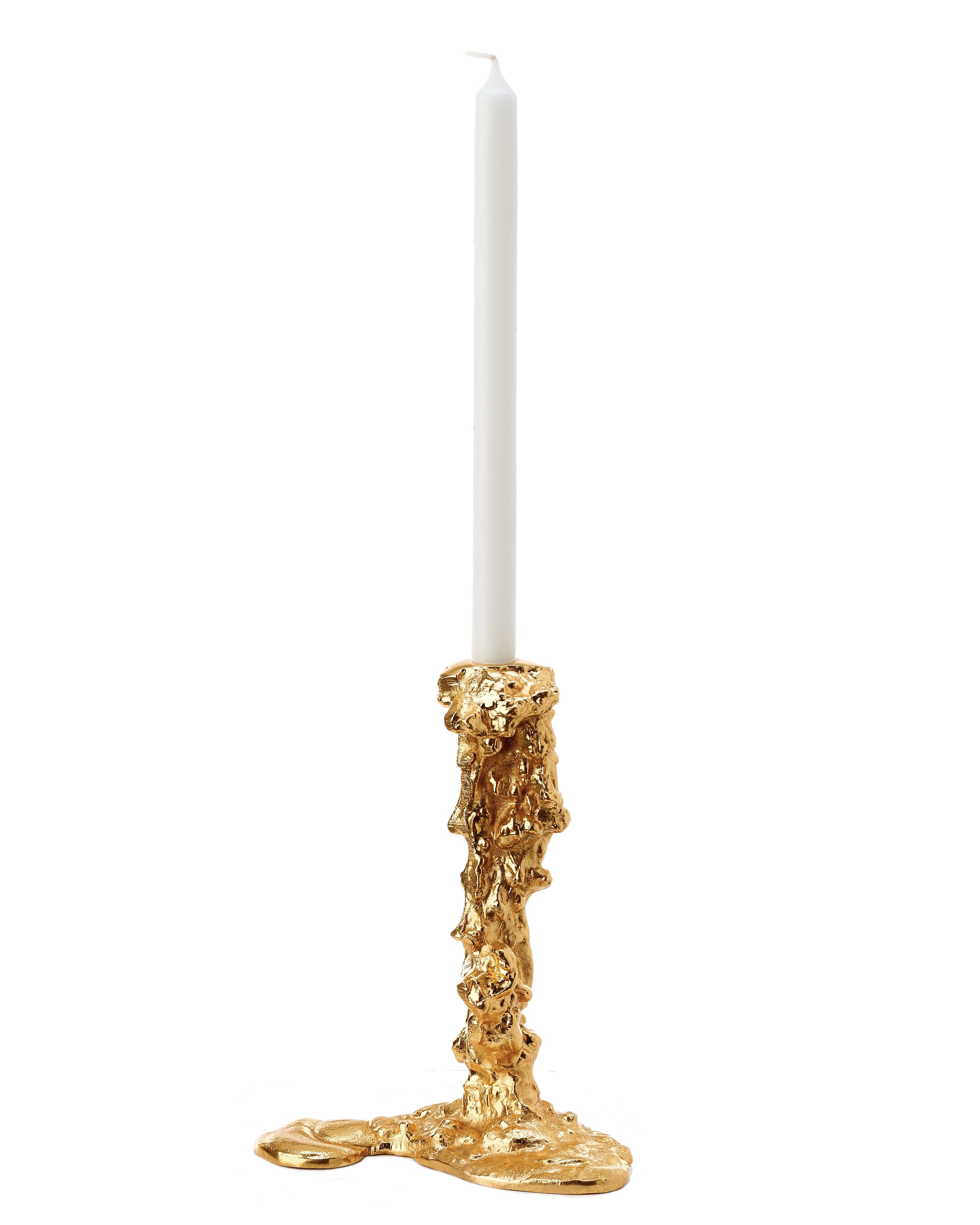 Pols Potten Drip Candle Holder Large - Gold | Garmentory