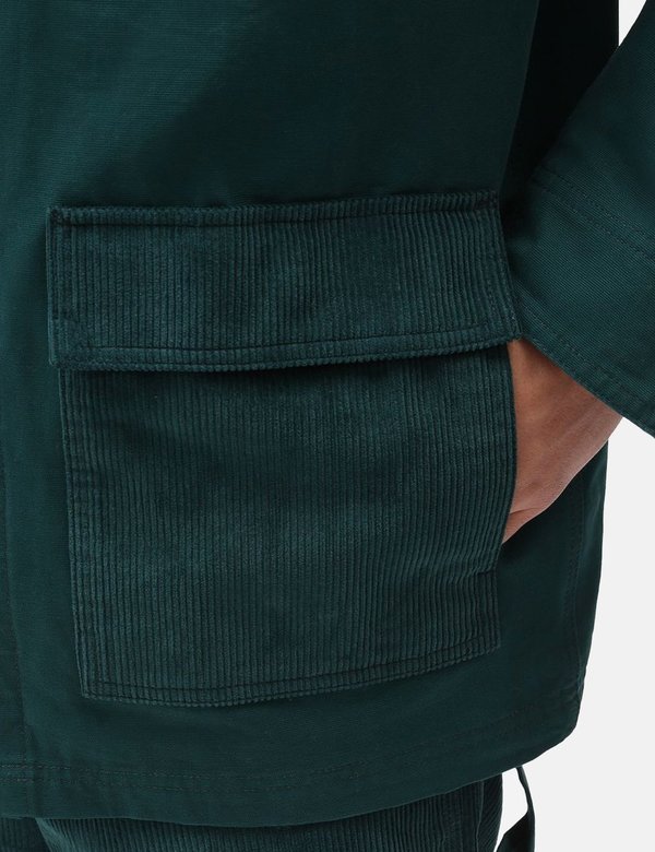 Dickies Reworked Chore Coat Ponderosa Pine Green Garmentory