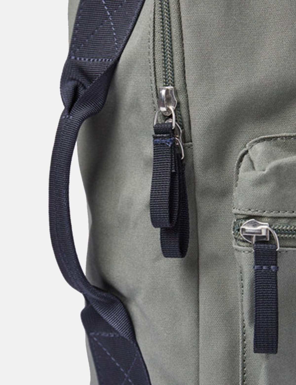 Sandqvist August Backpack - Dusty Green/Navy Blue | Garmentory