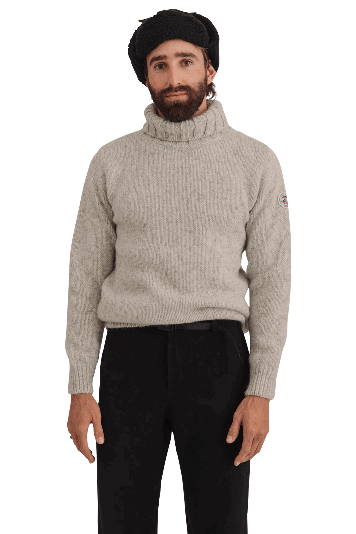 Devold Nansen High Neck swaeter - Grey Melange | Garmentory