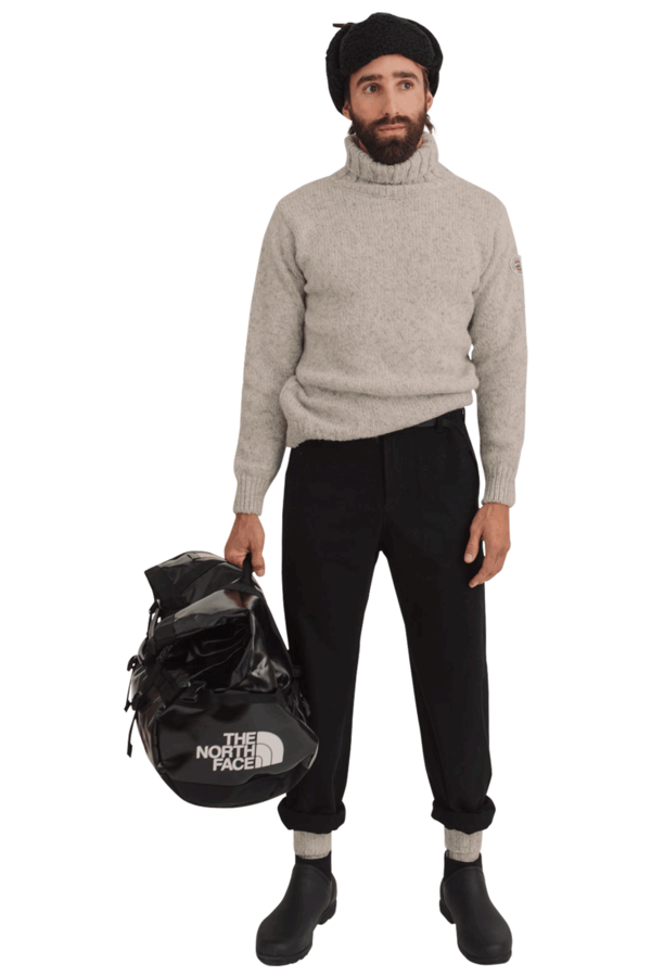 Devold Nansen High Neck swaeter - Grey Melange | Garmentory