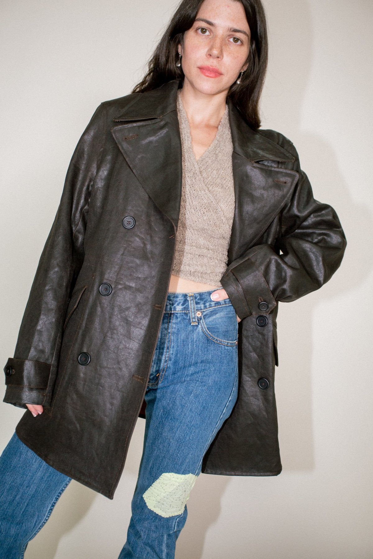 Our Legacy DB Buta Coat - Mud Dyed Cotton | Garmentory