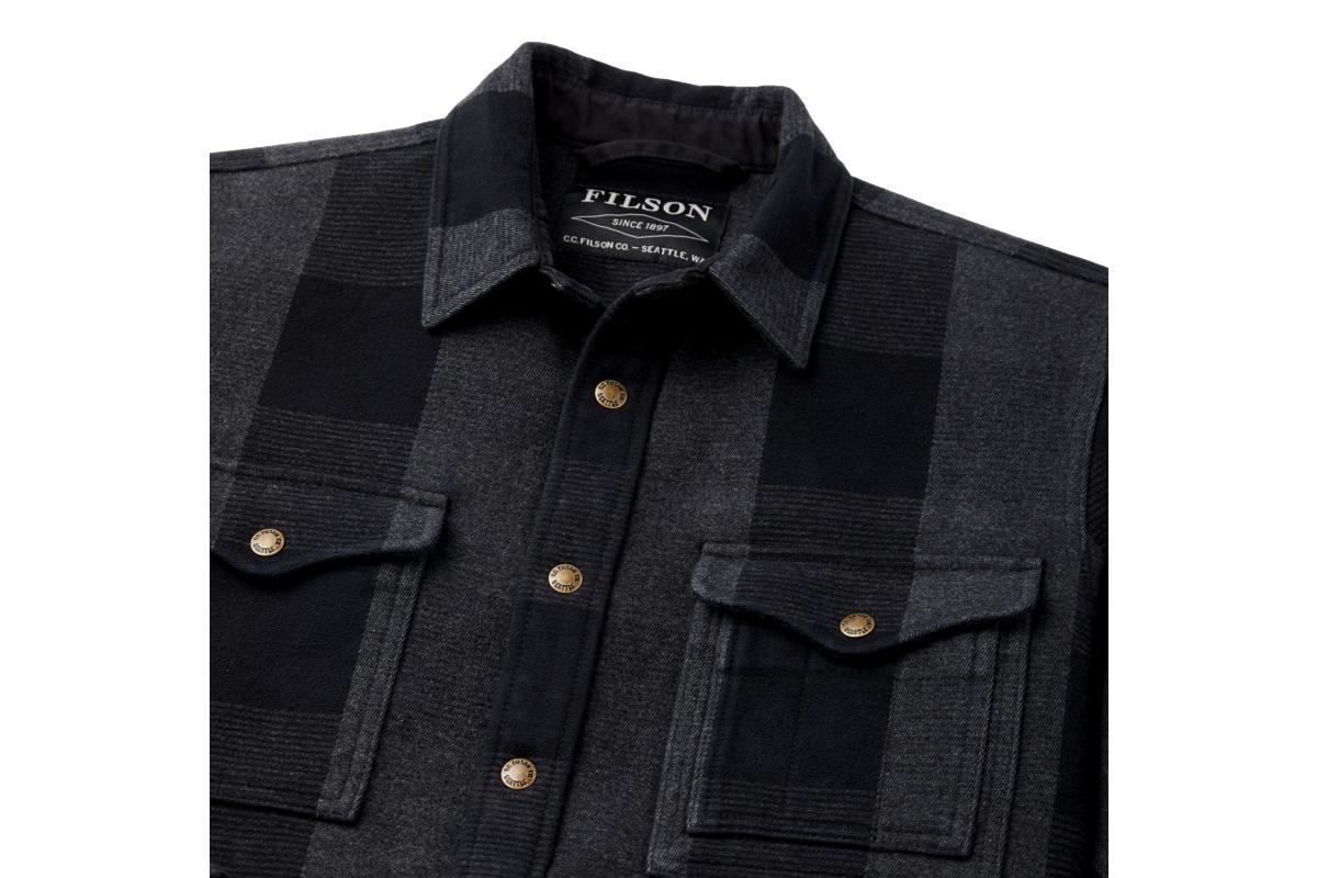 Filson Beartooth Camp Jacket - Black Gray Heather | Garmentory